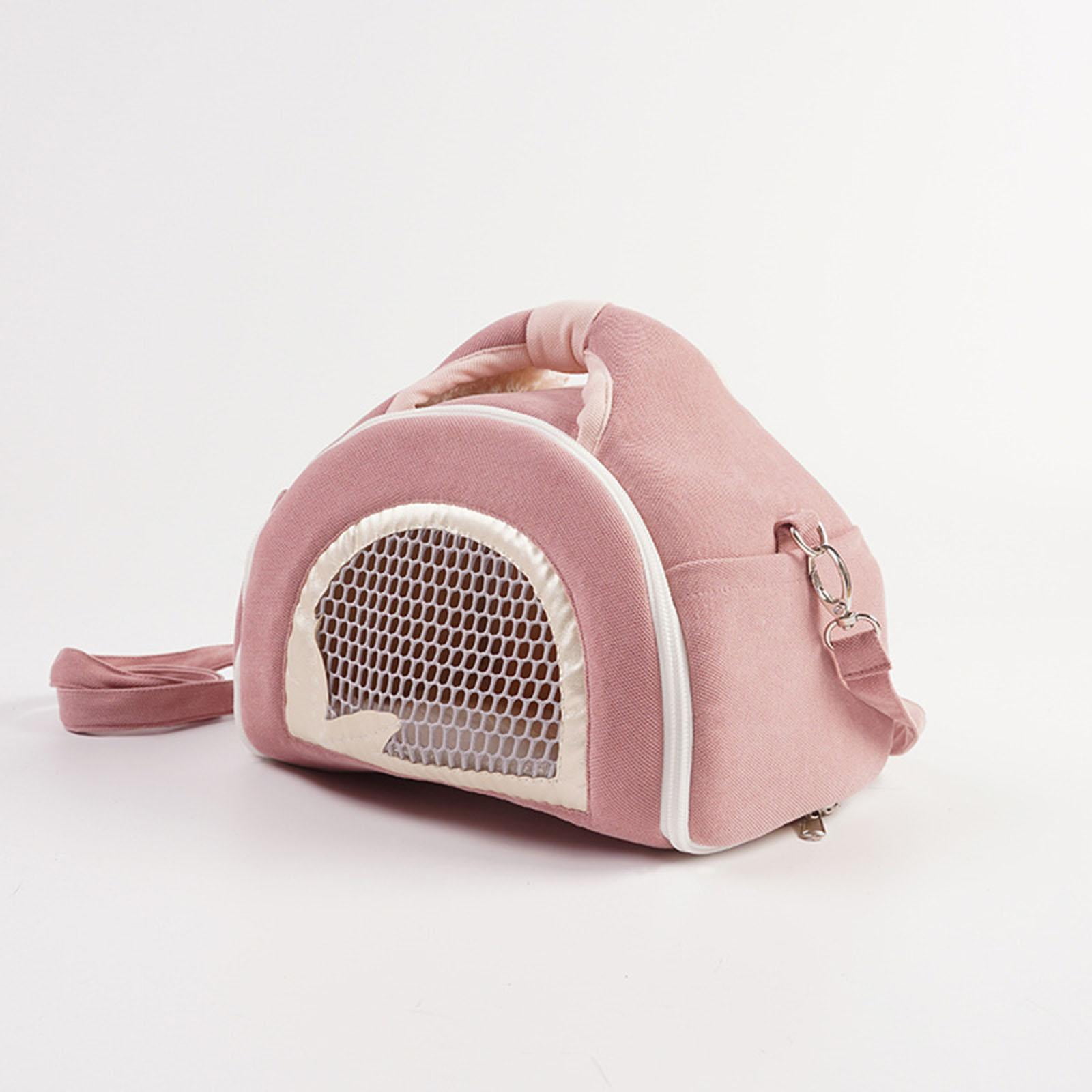 EHJRE Hamster Carrier Bag Portable Habitat with Mesh Window Small ...