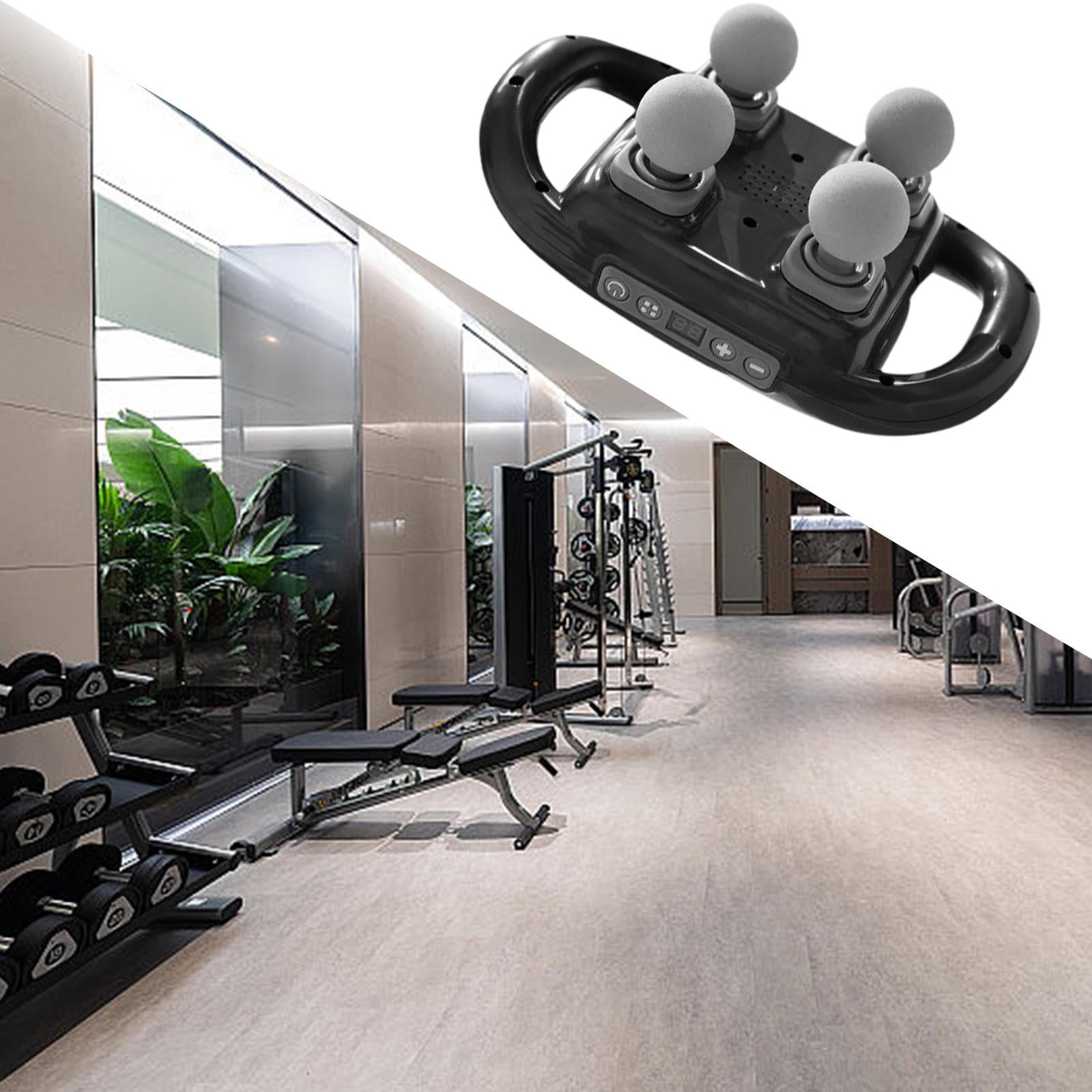 EHJRE Handheld Massage Machine 6 Gears with 4 Massage Heads for Neck ...