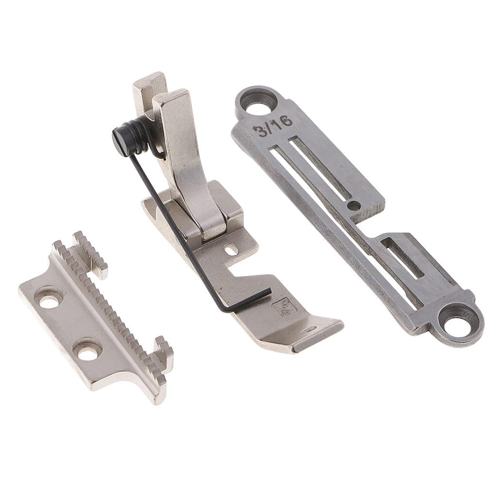 EHJRE Industrial Plate and Feed Dog, Foot Set for Overlock Sewing ...