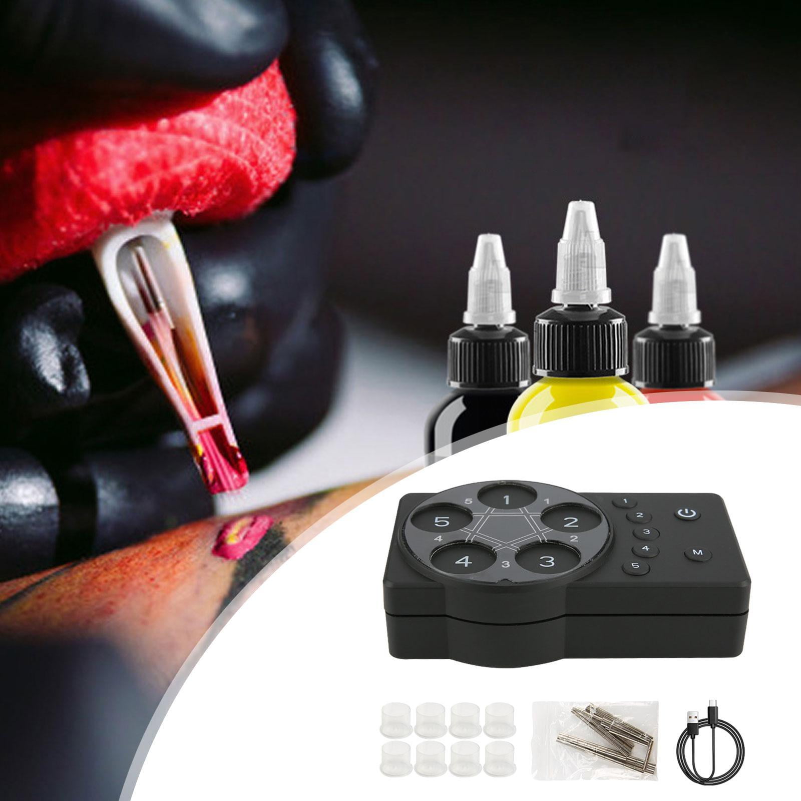 EHJRE Ink Mixer with Cups Hobby Paint Mixer Agitator Machine Blender ...