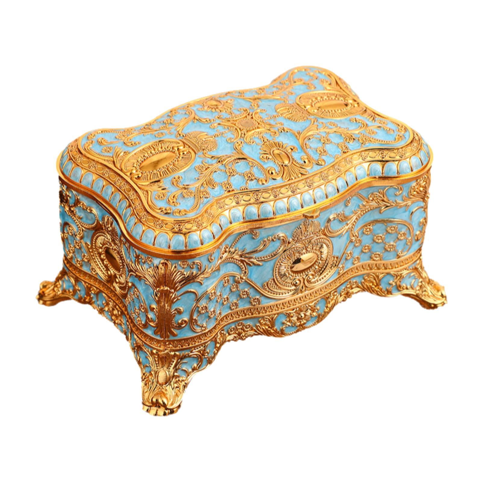 EHJRE Jewelry Box Treasure Box Jewelry Container for Stud Earrings ...