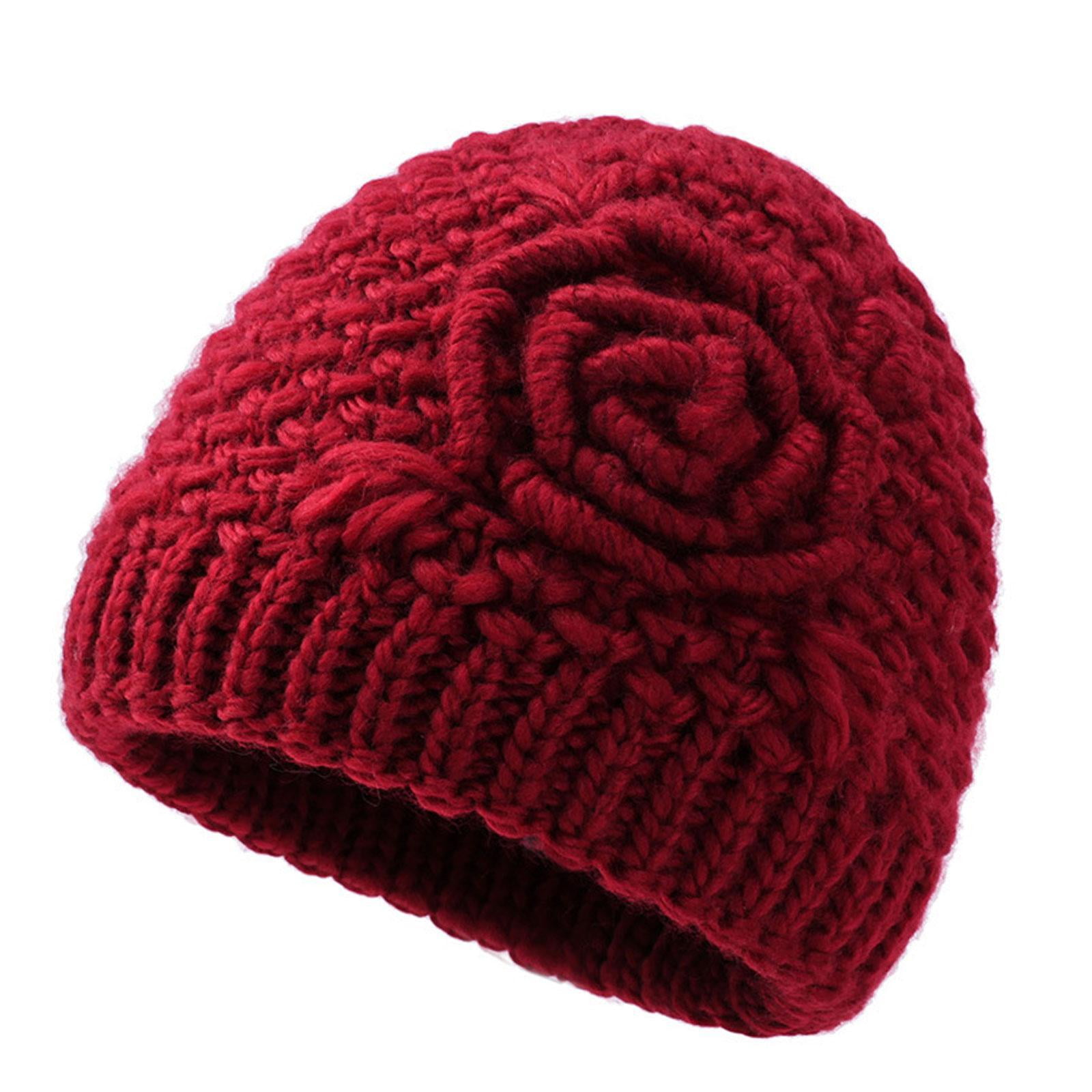 EHJRE Knitted Hat Men Women Soft Winter Knit Beanie for Climbing Hiking ...