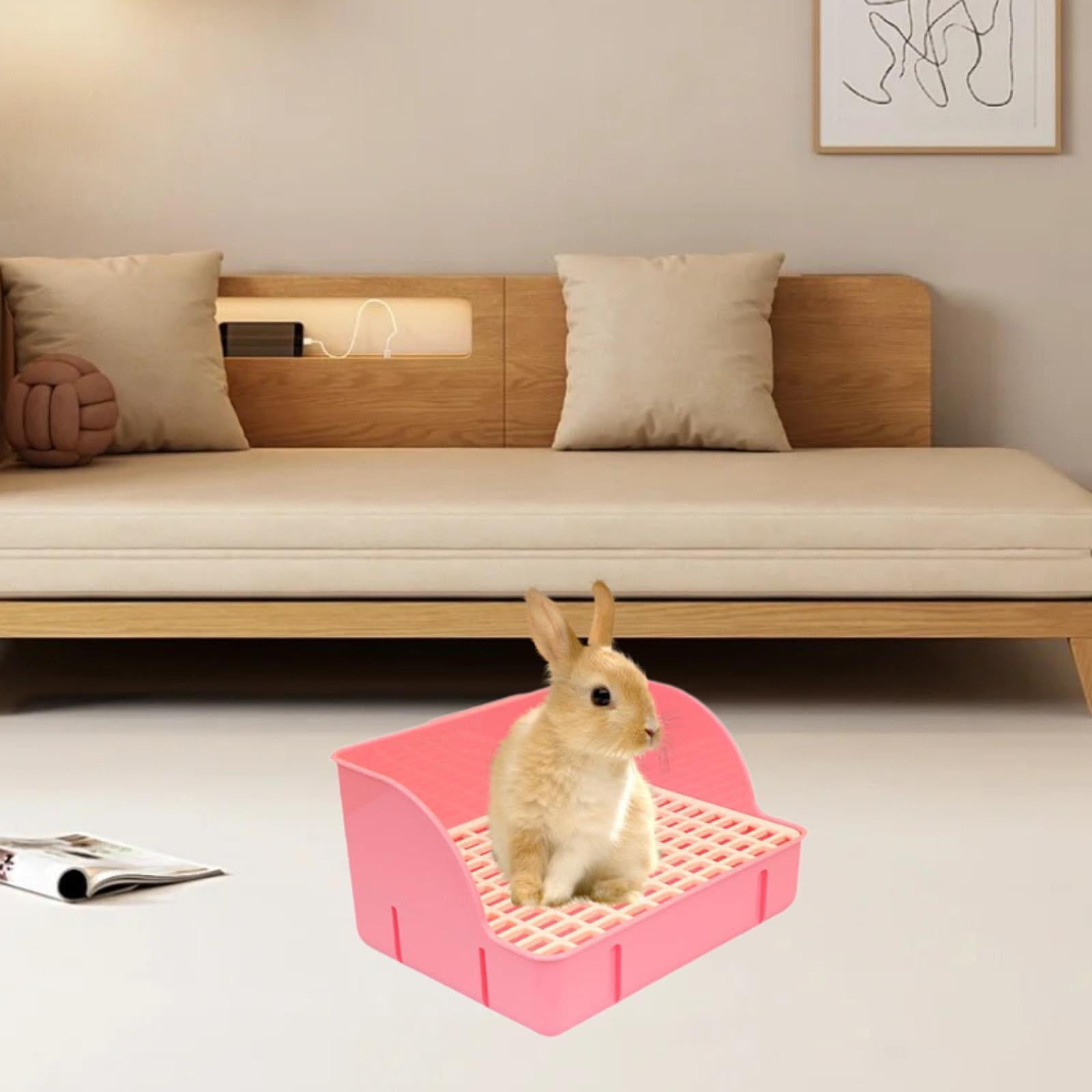 EHJRE Litter Pan for Cage Cage Toilet Bedding Box for Rat Ferret Guinea ...