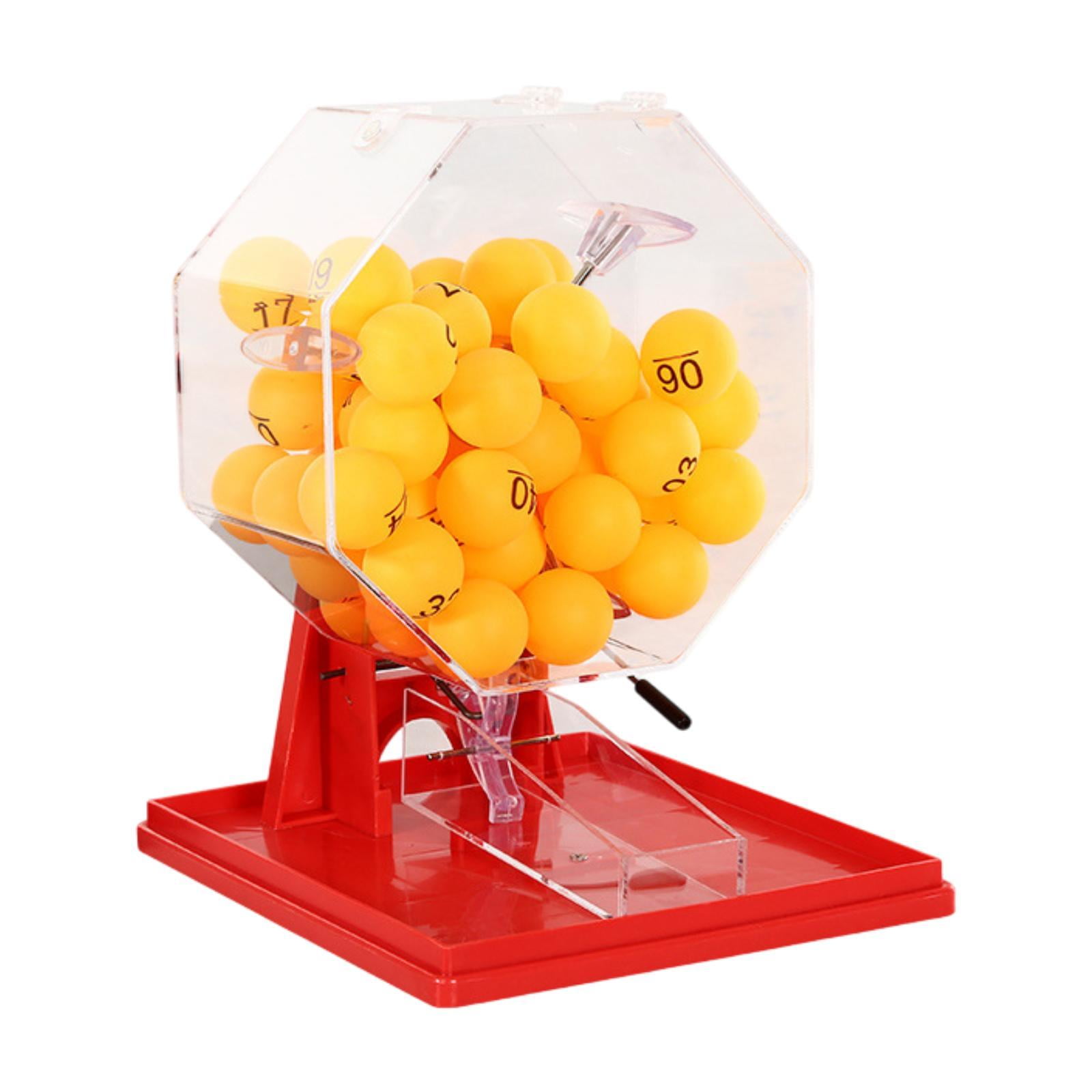 EHJRE Lotto Ball Machine Adults Game Night Holiday Friend Toy Bingo ...