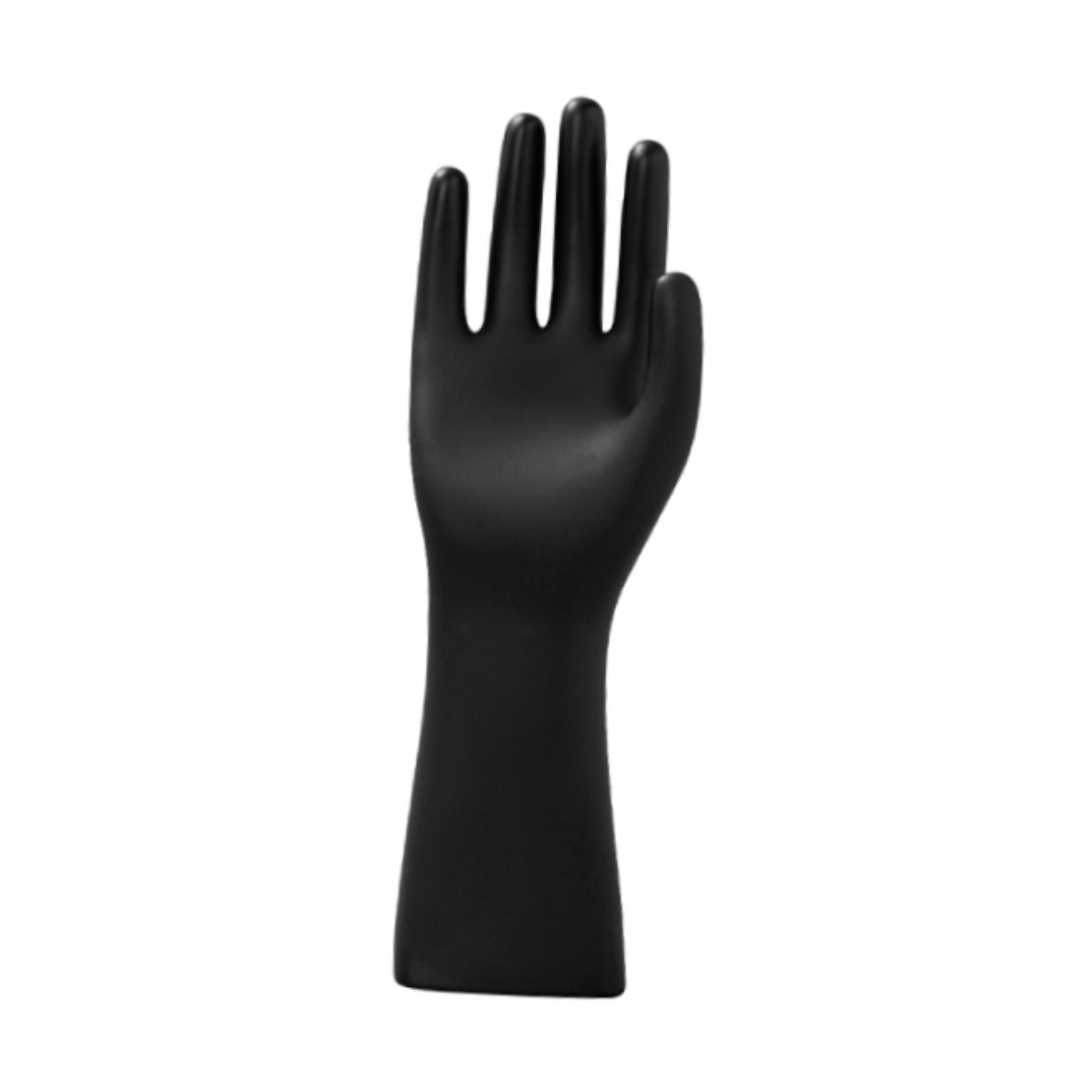EHJRE Male Mannequin Hand Matte Black Male Hand Model for Bracelet ...