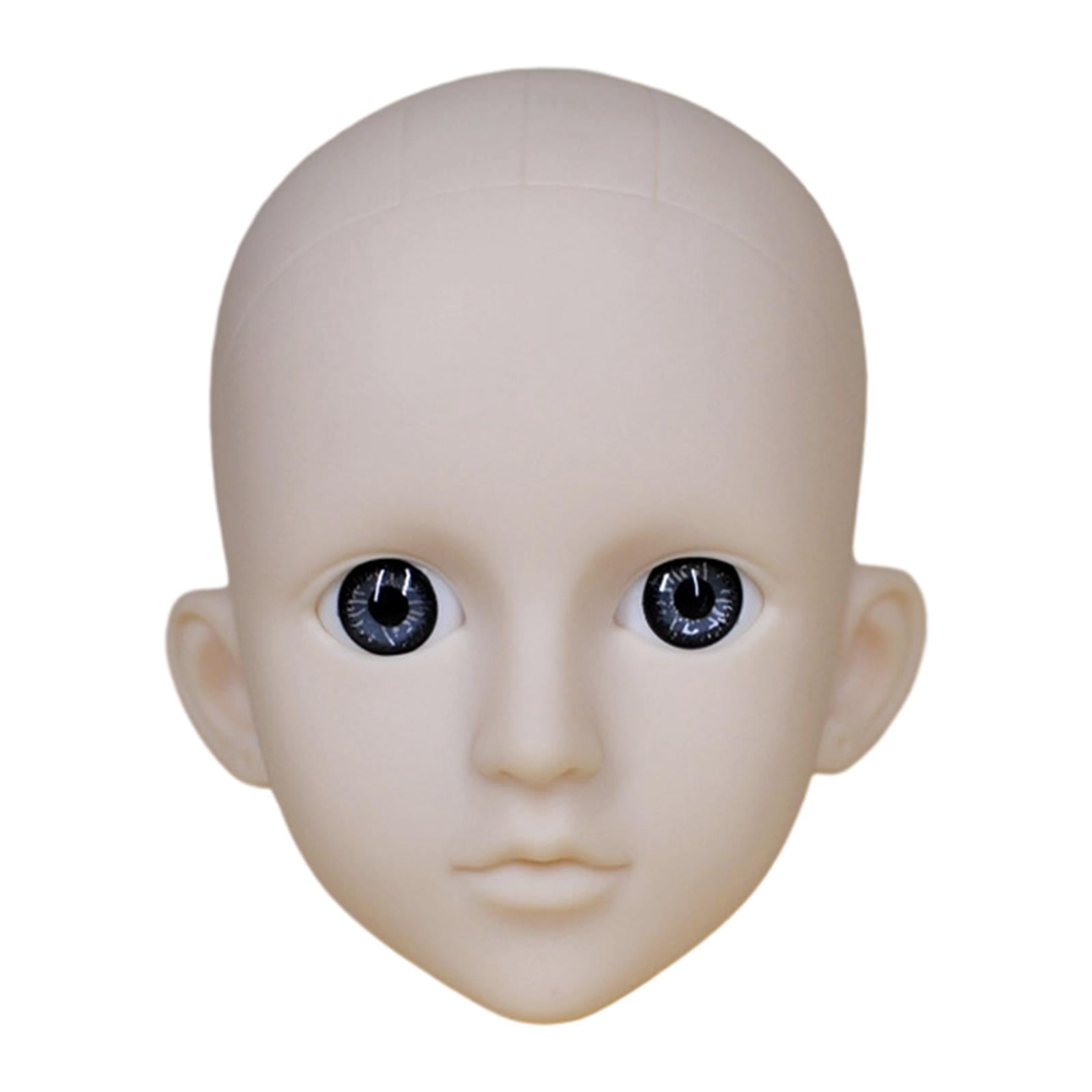 EHJRE Mannequin Training Head, Practice Makeup Doll, Portable Model ...
