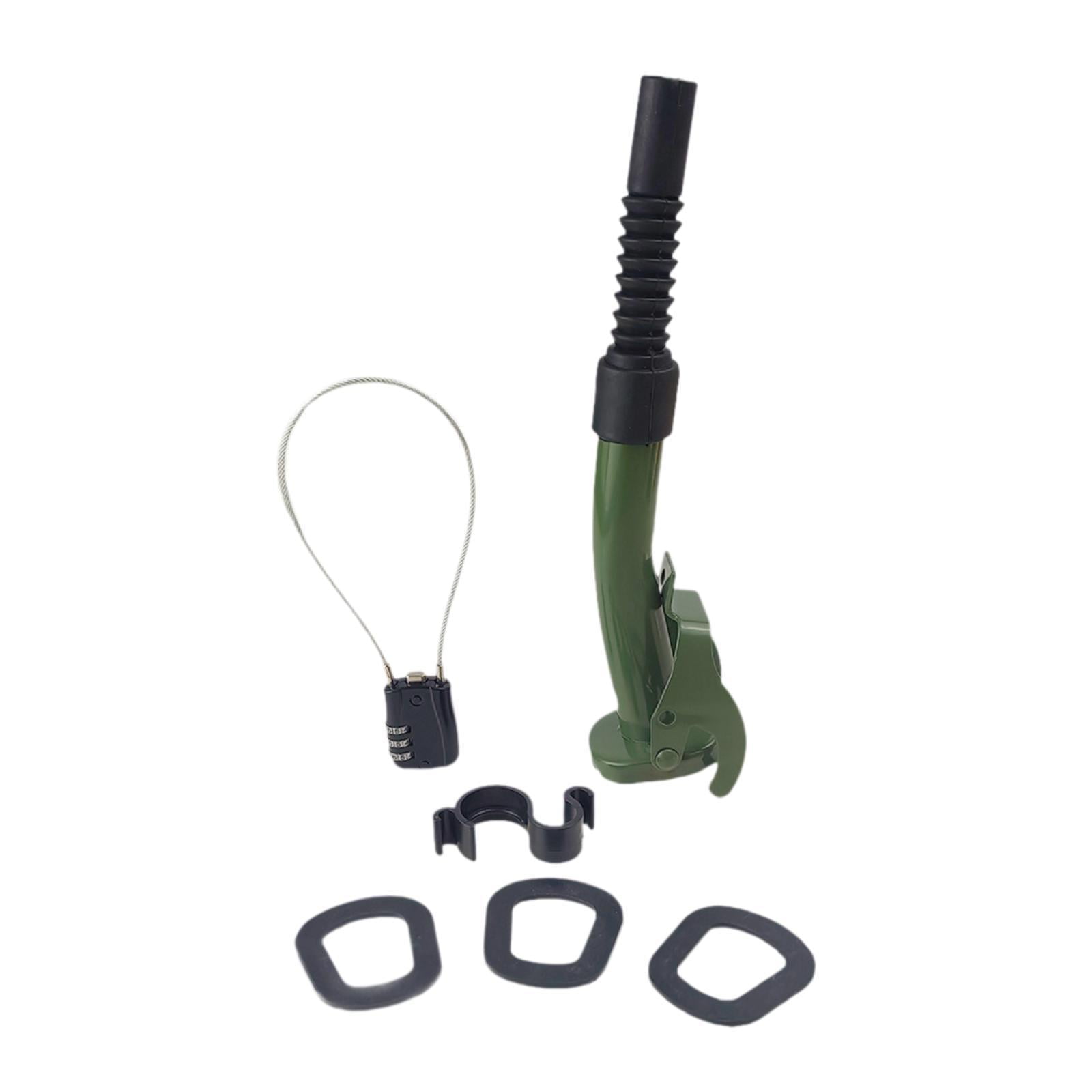 EHJRE Metal Fuel Can Spout Easy Pouring Sturdy Professional Spout ...