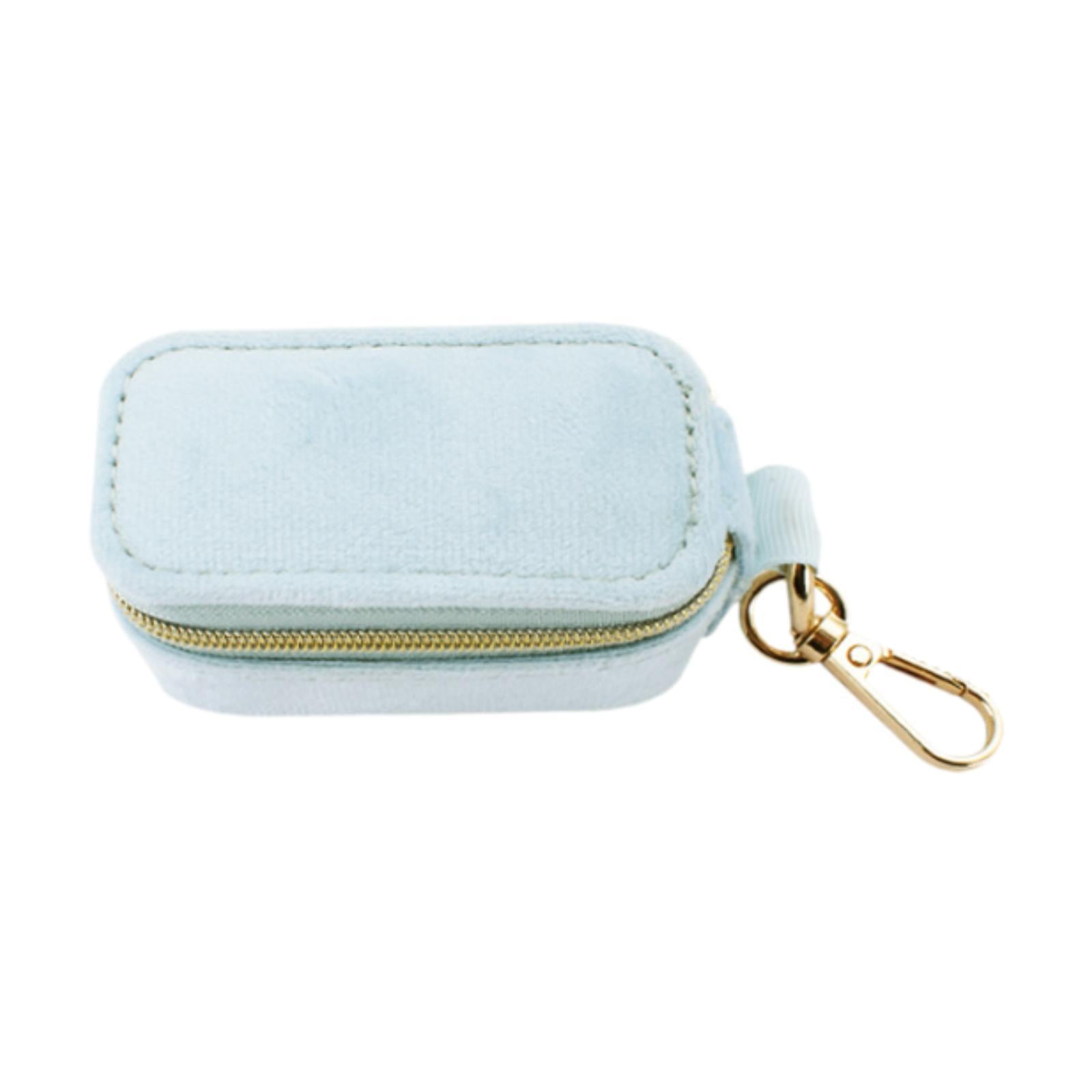 EHJRE Mini Jewelry Case Keychain Lightweight Portable Pocket Keyring ...