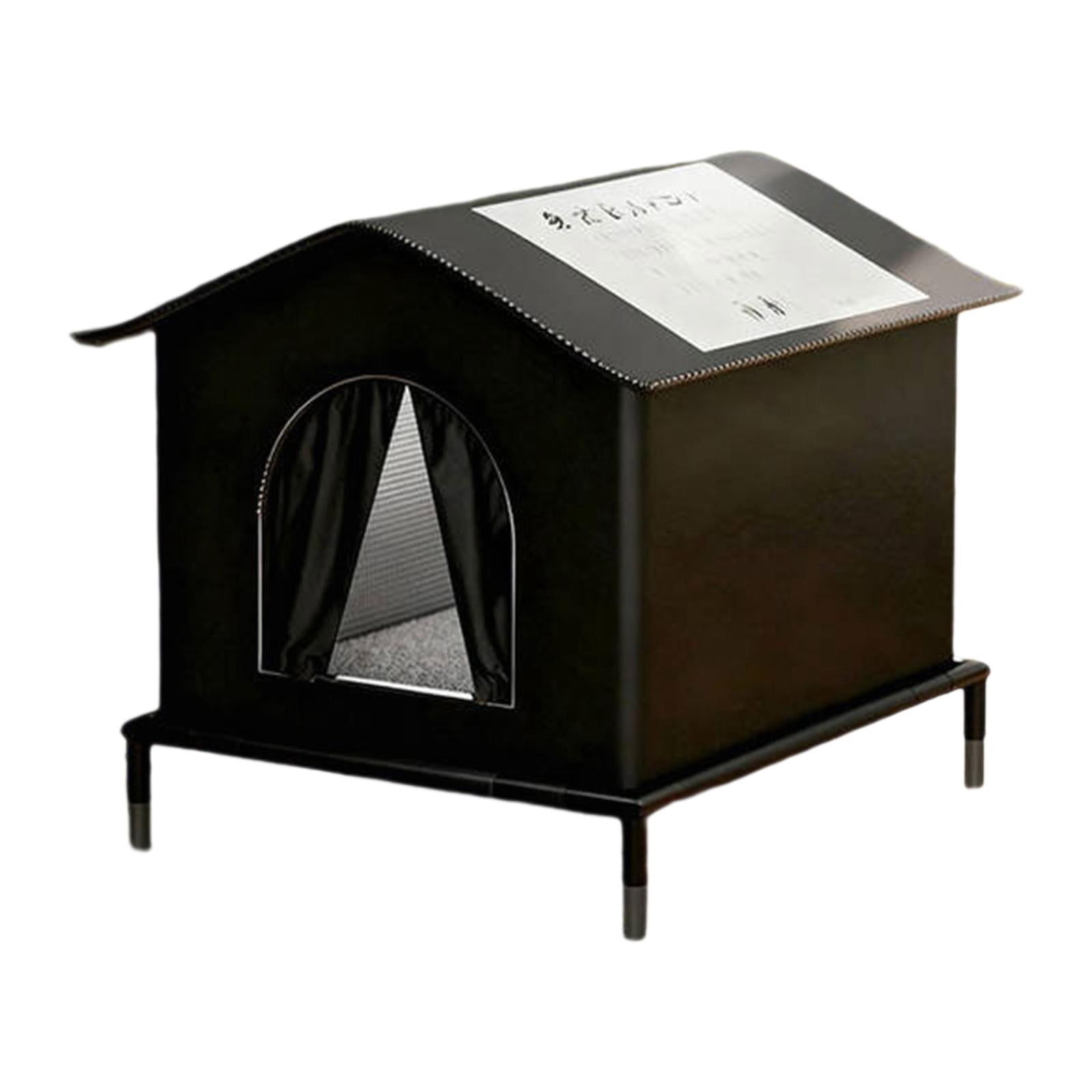 EHJRE Outdoor Cat House Insulated Shelter Oxford Cloth Weatherproof ...