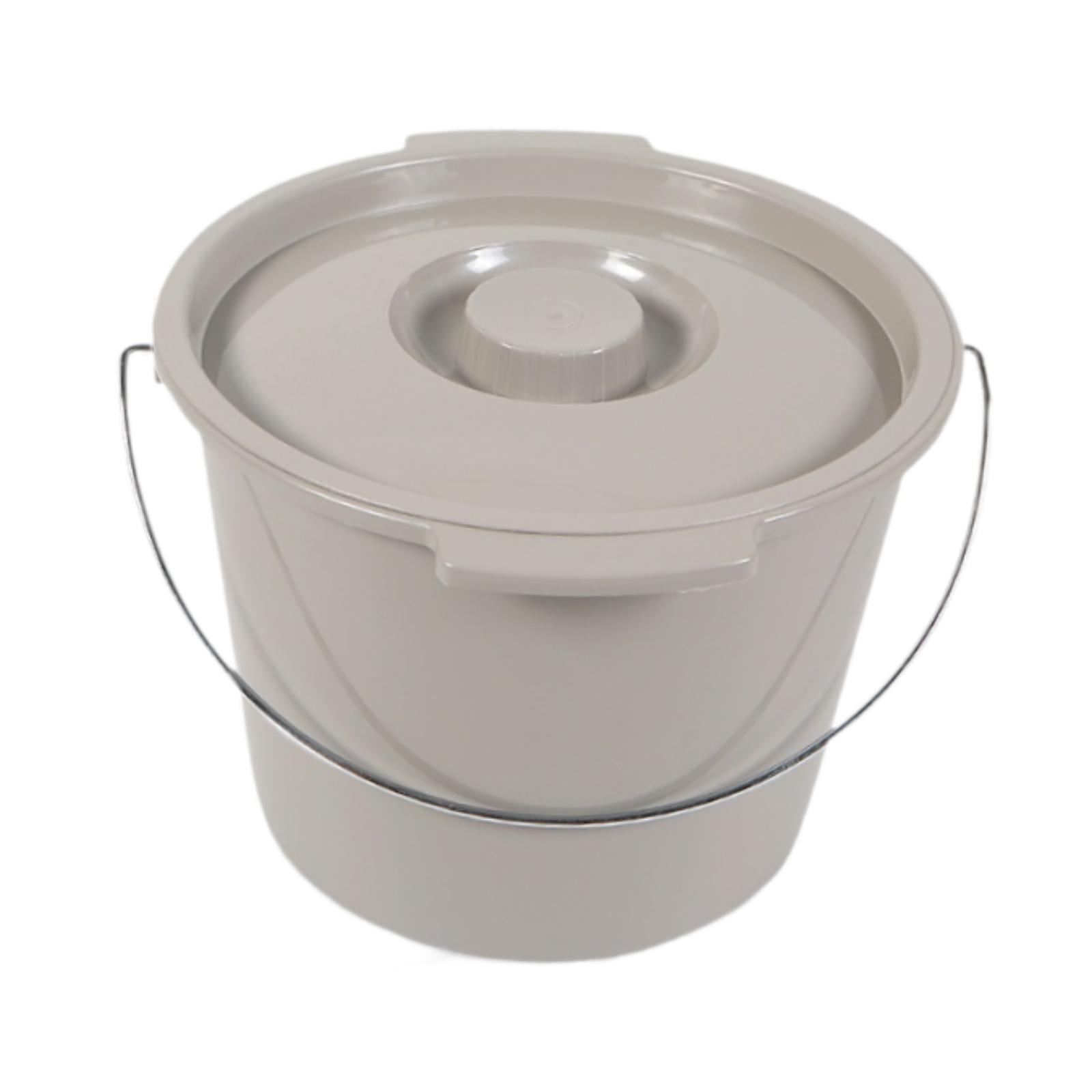 EHJRE Portable Toilet Bucket Sturdy Removable with Lid Travel Toilet ...