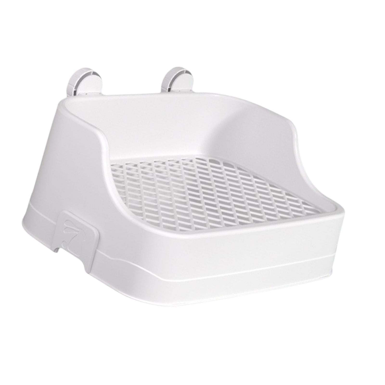 EHJRE Rabbits Pet Toilet Potty Box Anti Splashing Bunny Potty Corner ...