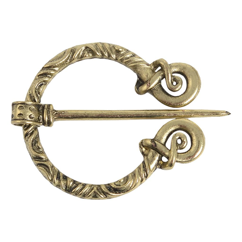 EHJRE Retro Penannular Spiral Brooch Amulet Scarf Shawl Pins Antique ...