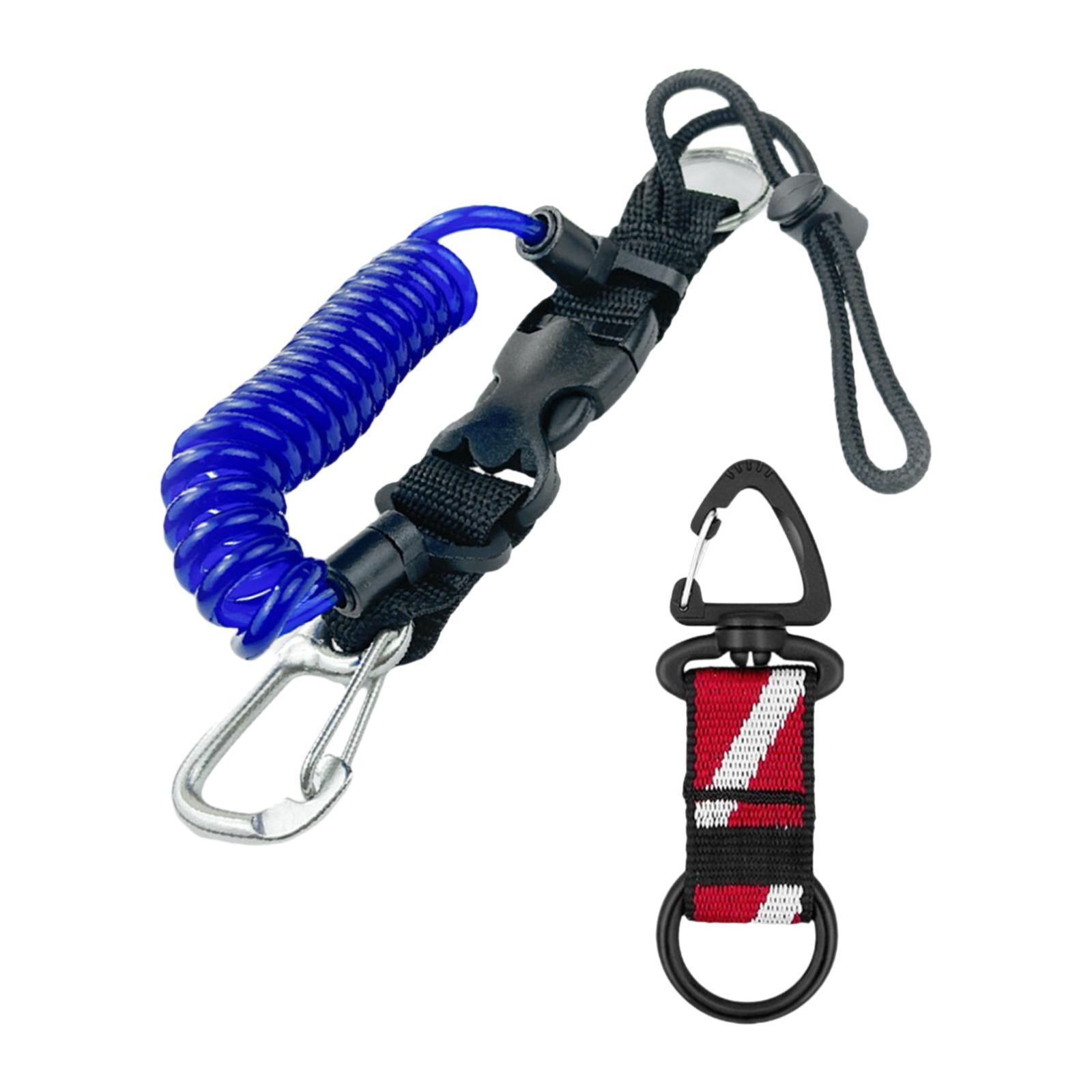 EHJRE Scuba Diving Coil Lanyard,Spring Coiled Camera Lanyard ...