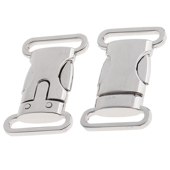 EHJRE Side Release Clasp with Metal Buckles for 20mm or 25mm Straps ...