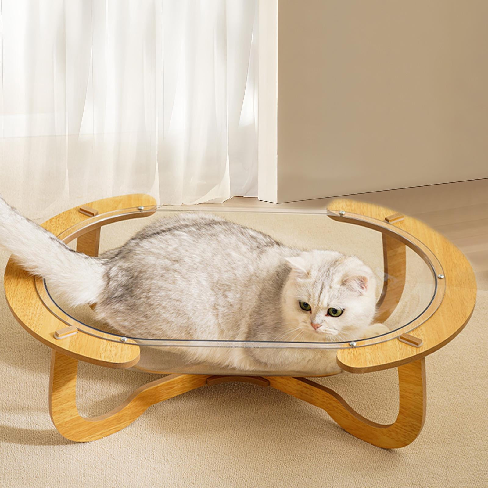 EHJRE Space Capsule Cat Bed Transparent Four Seasons Universal Stable ...