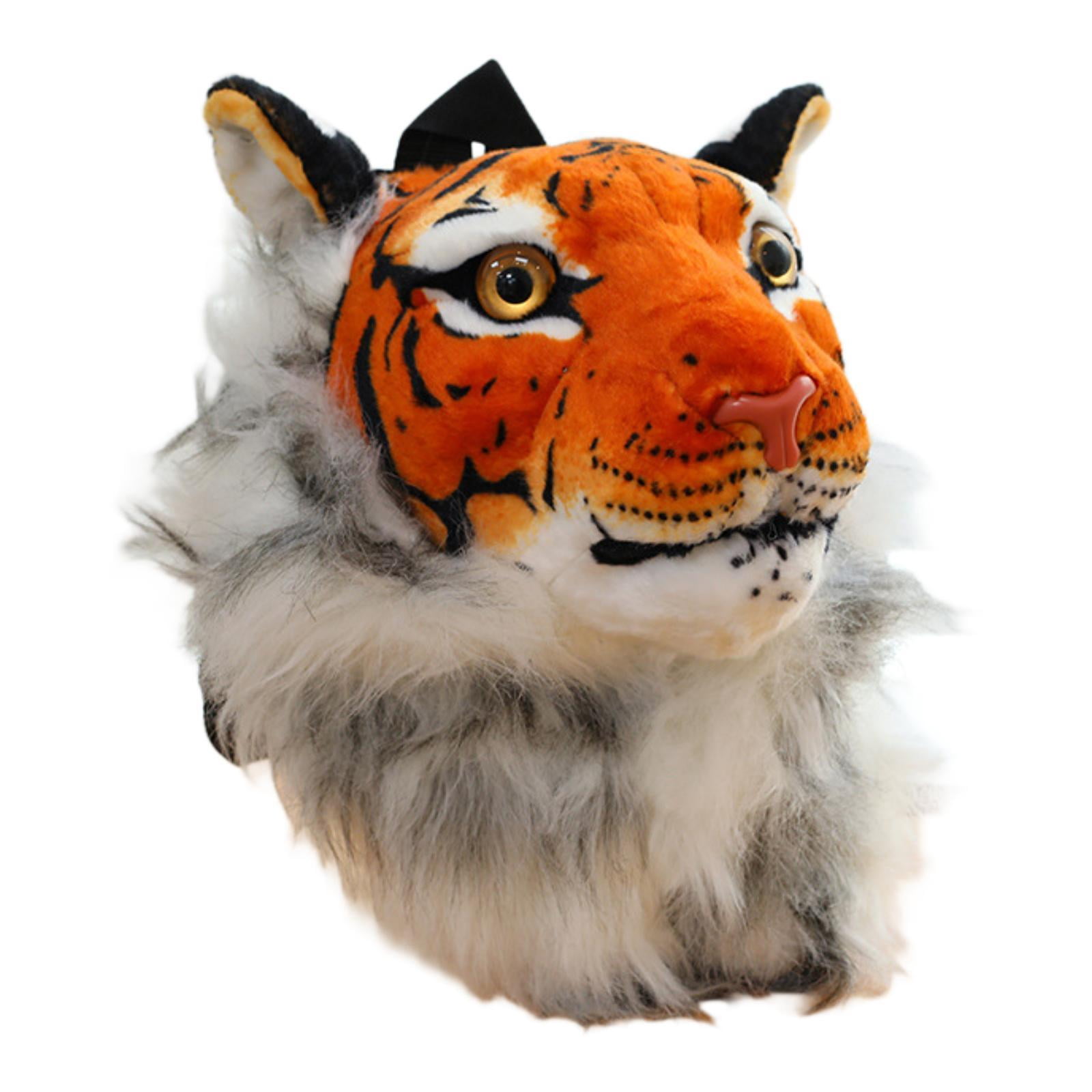 EHJRE Stuffed Animal Head Shoulder Bag Plush Bag Quirky Personalized ...