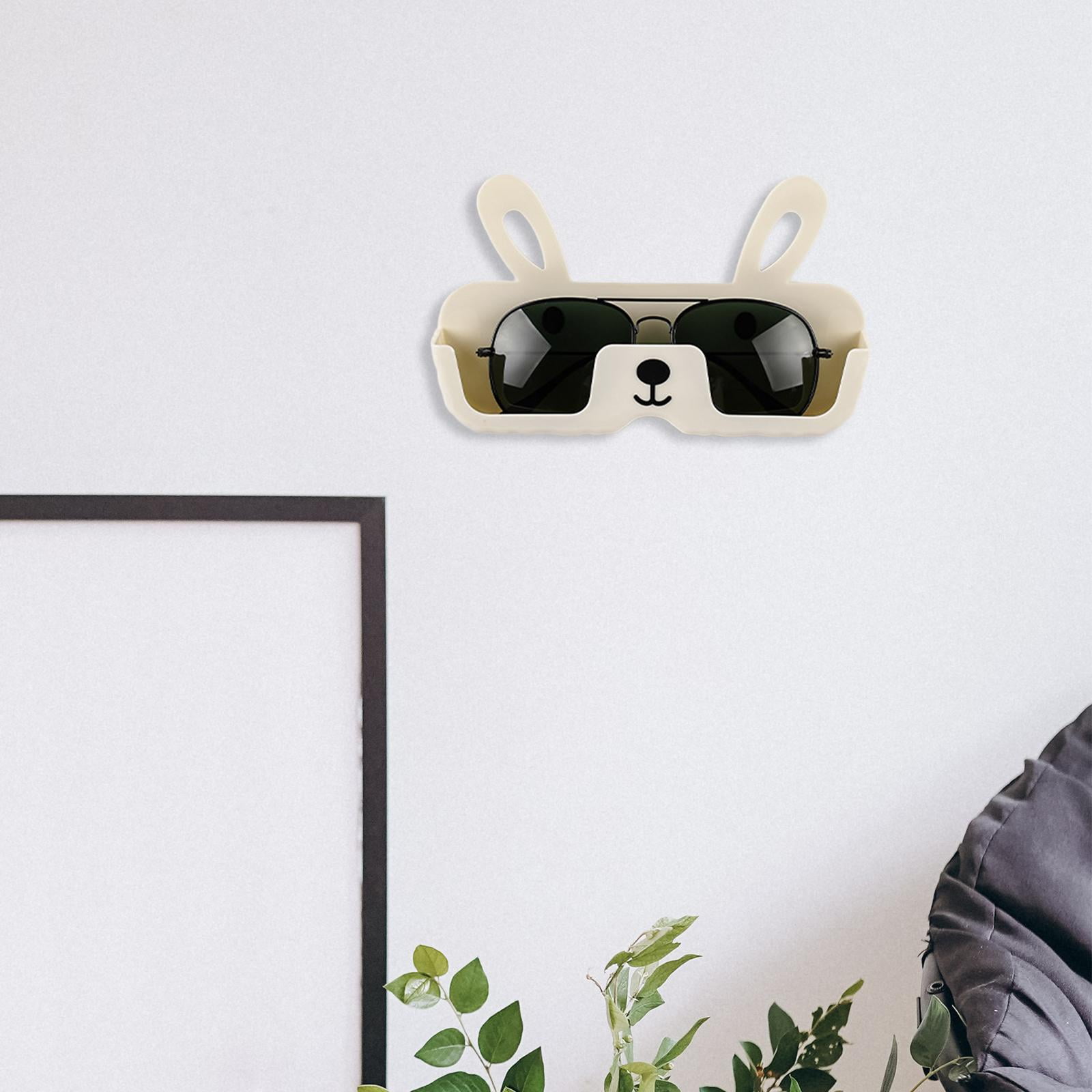 EHJRE Sunglasses Organizer Case Wall Mounted Space Saving Glasses ...