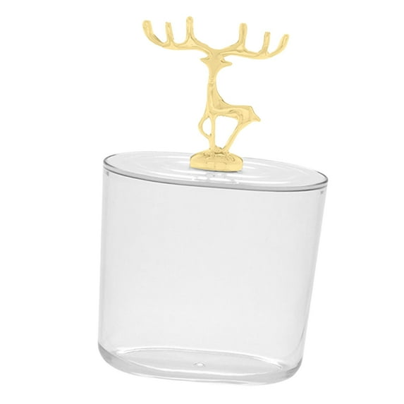 EHJRE Swabs Holder with Lid Container Dispenser Storage Case Organizer ...