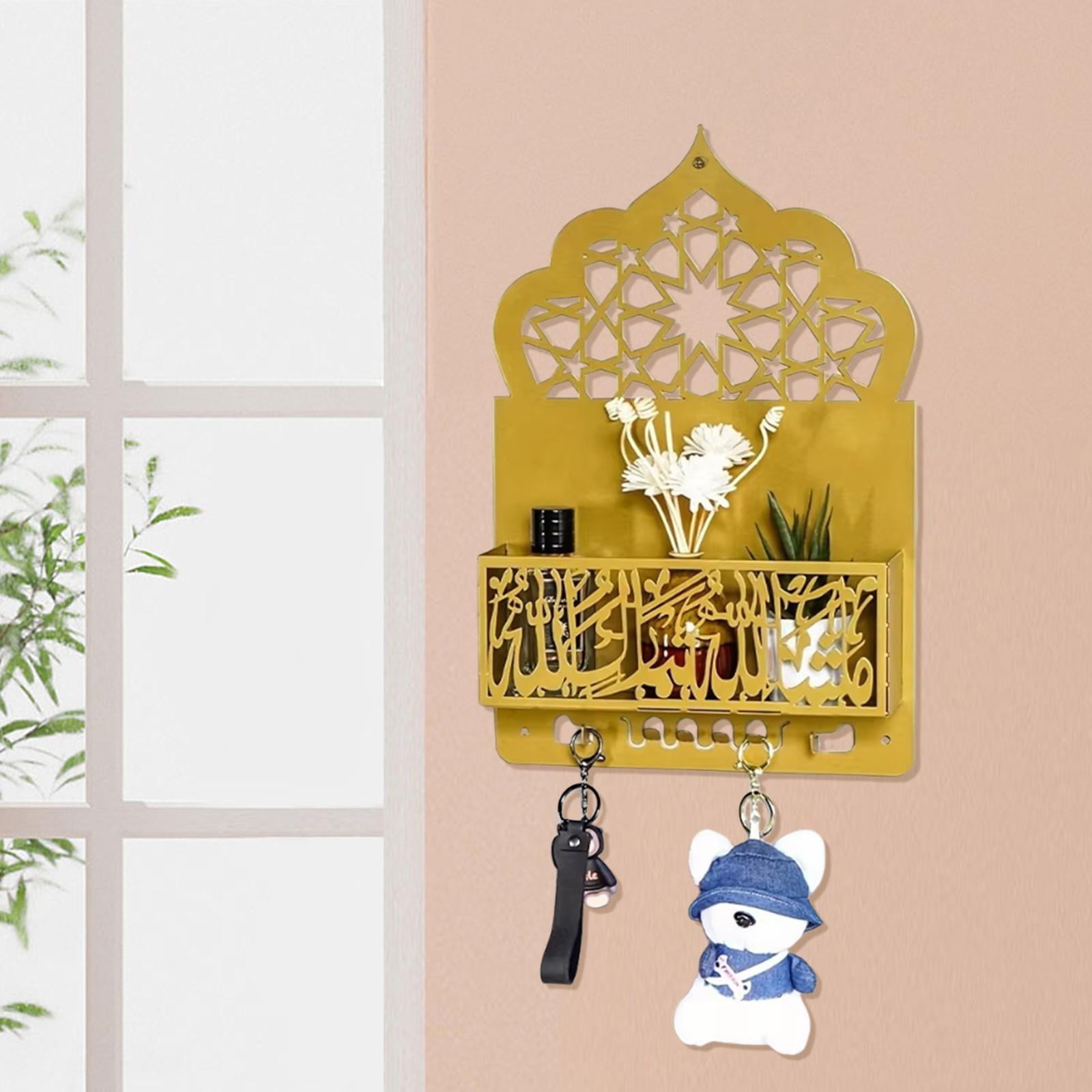 EHJRE Wall Mounted Holder Metal Newspaper Holder Display Simple Wall ...