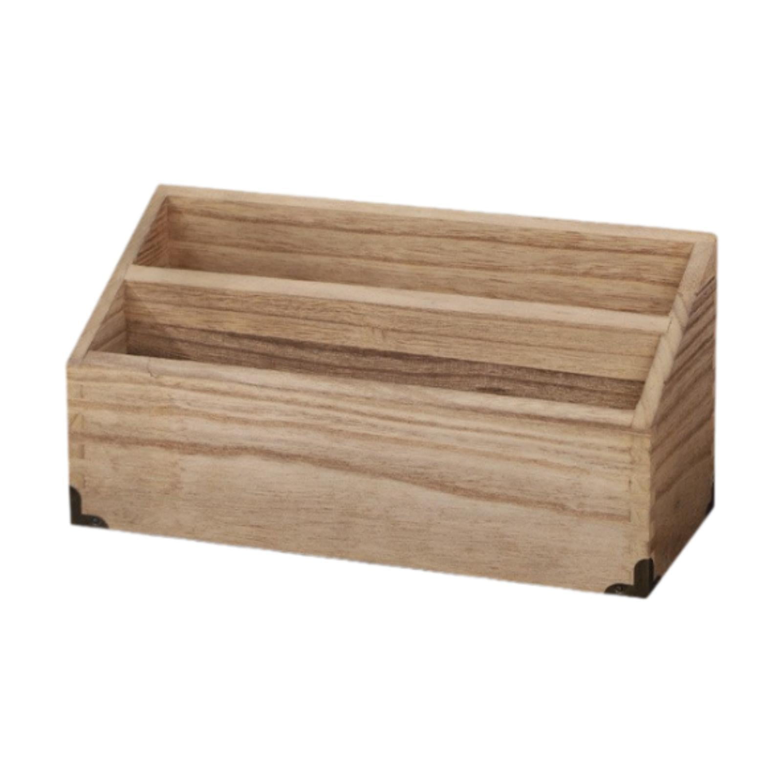 EHJRE Wooden Desk Organizer Multifunction Box Organizer for Vanity ...