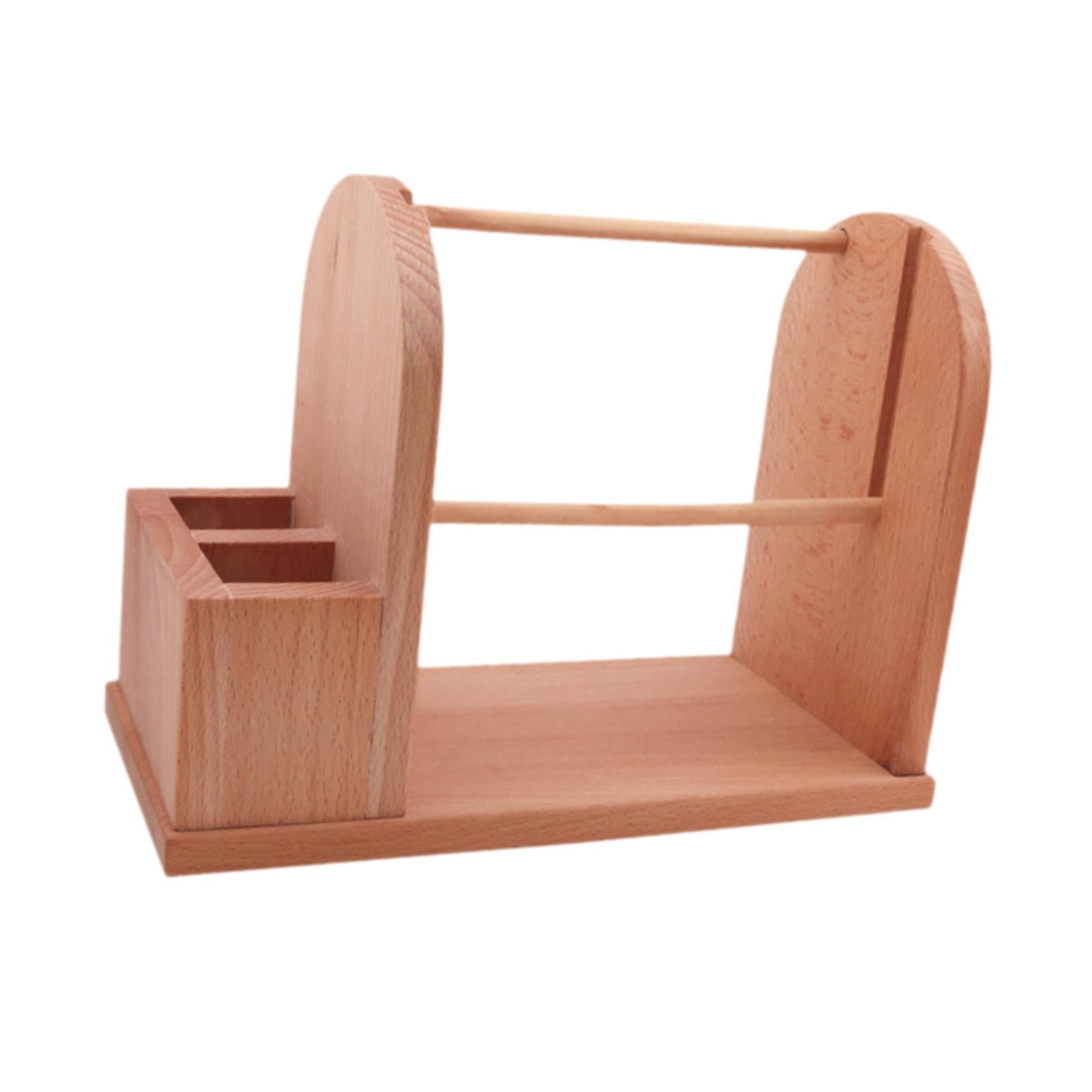 EHJRE Wooden Yarn Holder Stand Crochet Yarn Holder Yarn Dispenser Stand ...