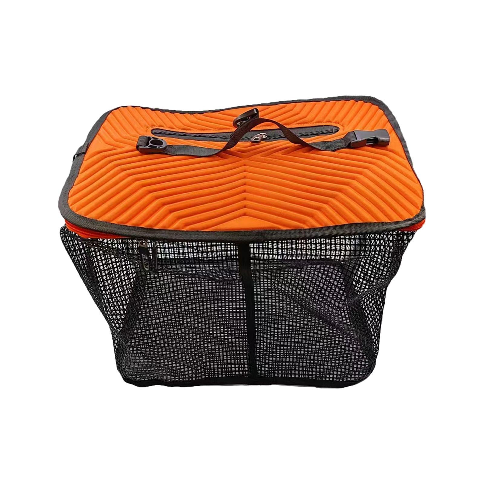 EHJRE ing Basket Basket Minnow Bucket Storage Cage with Orange ...