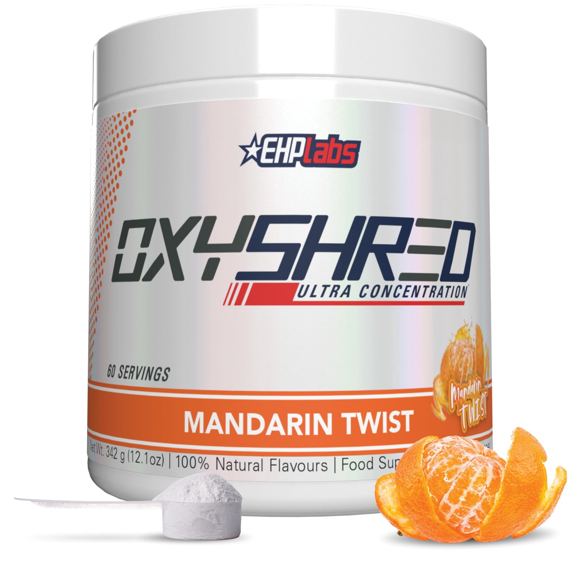 EHP LABS OxyShred Pre Workout Powder with L Glutamine & Acetyl L ...