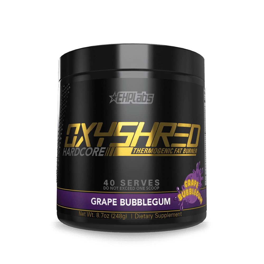 EHPlabs OxyShred Pre Workout Powder, Weight Loss Supplements - Grape ...