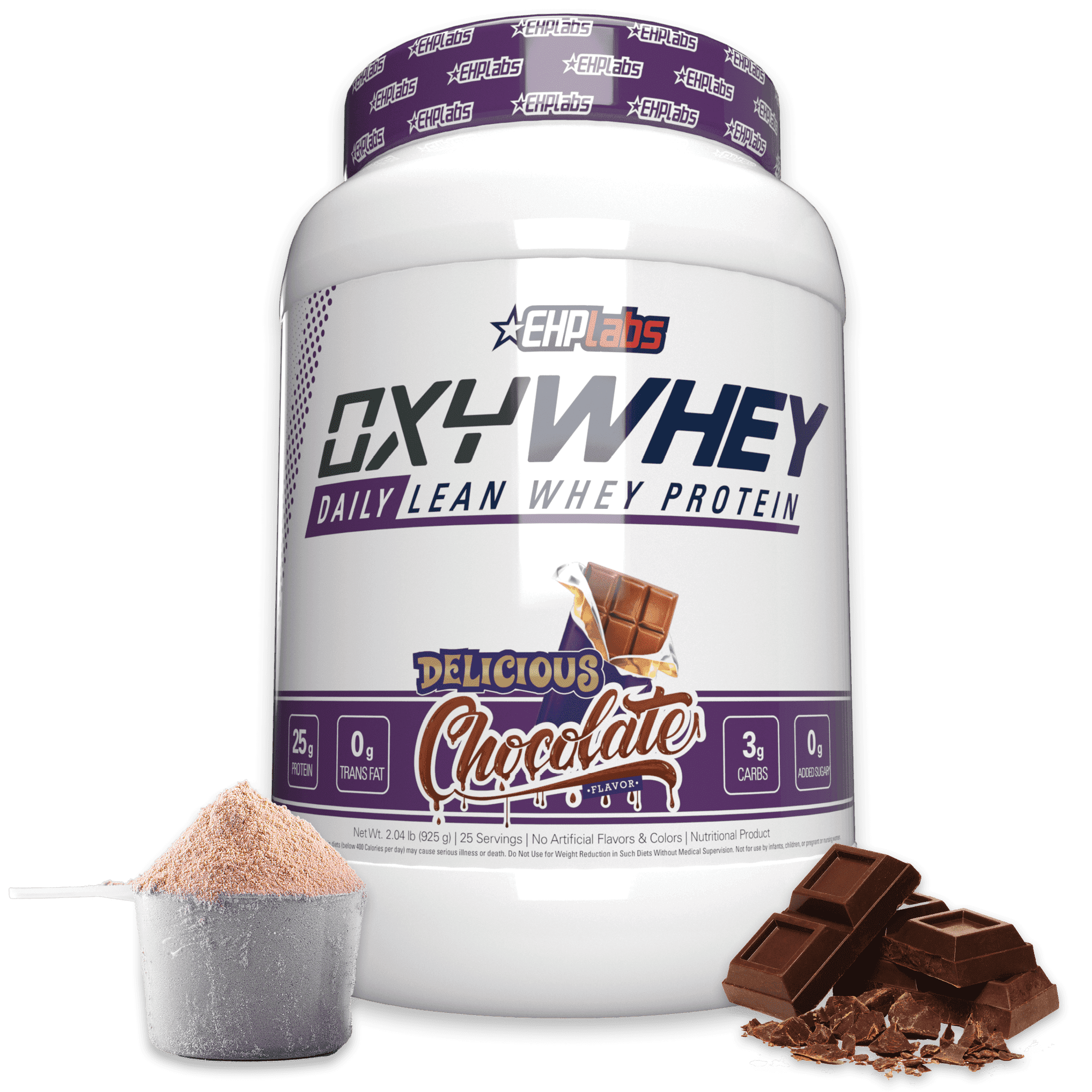 EHP Labs OxyWhey Whey Protein Isolate Powder - 25g of Whey Isolate ...