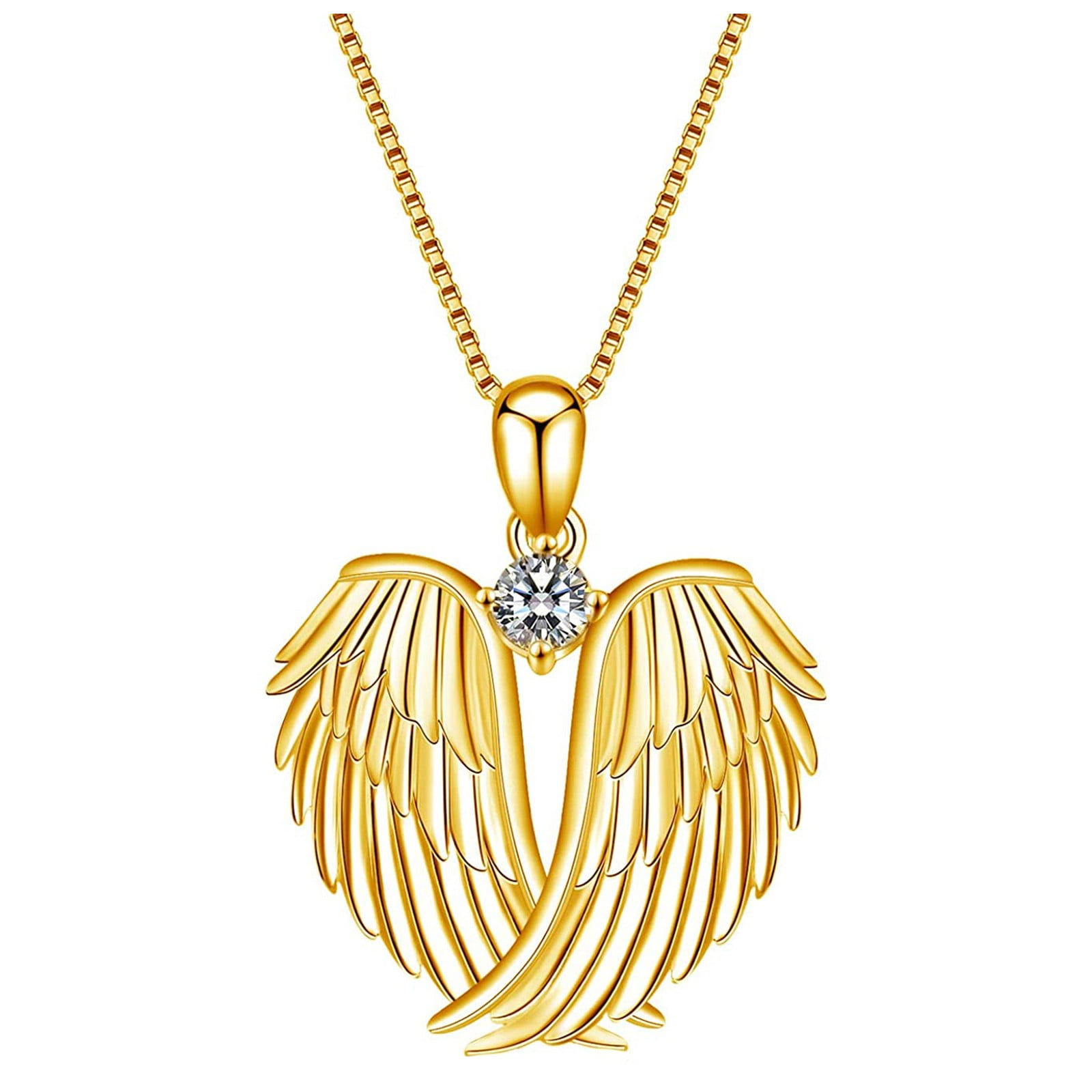 EHQJNJ Birth Flower Necklace Necklace Heart Pattern Pendant Birthstone ...