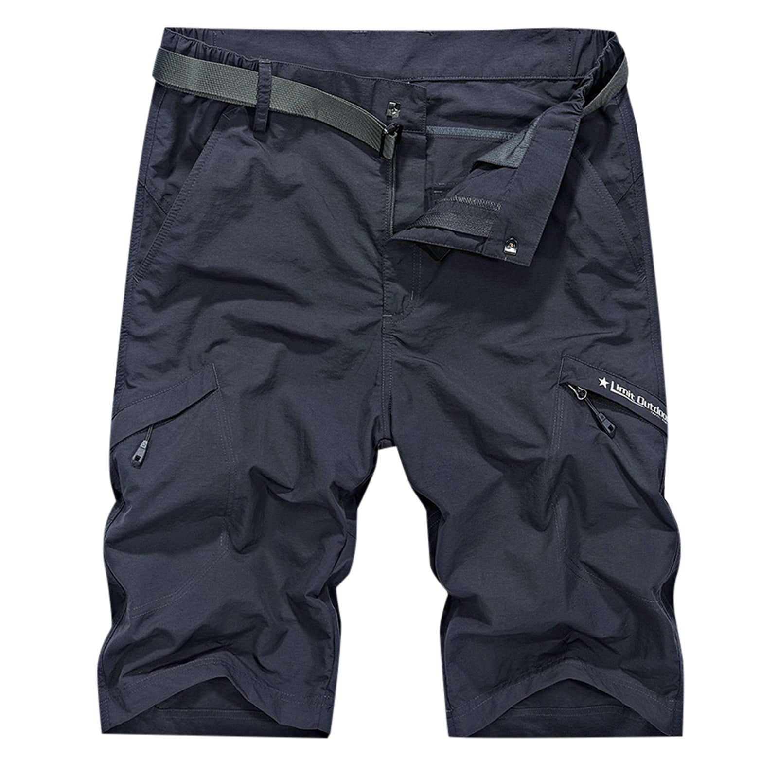 EHQJNJ Denim Shorts Men Father's Day Hiking Shorts Cargo Casual Outdoor ...