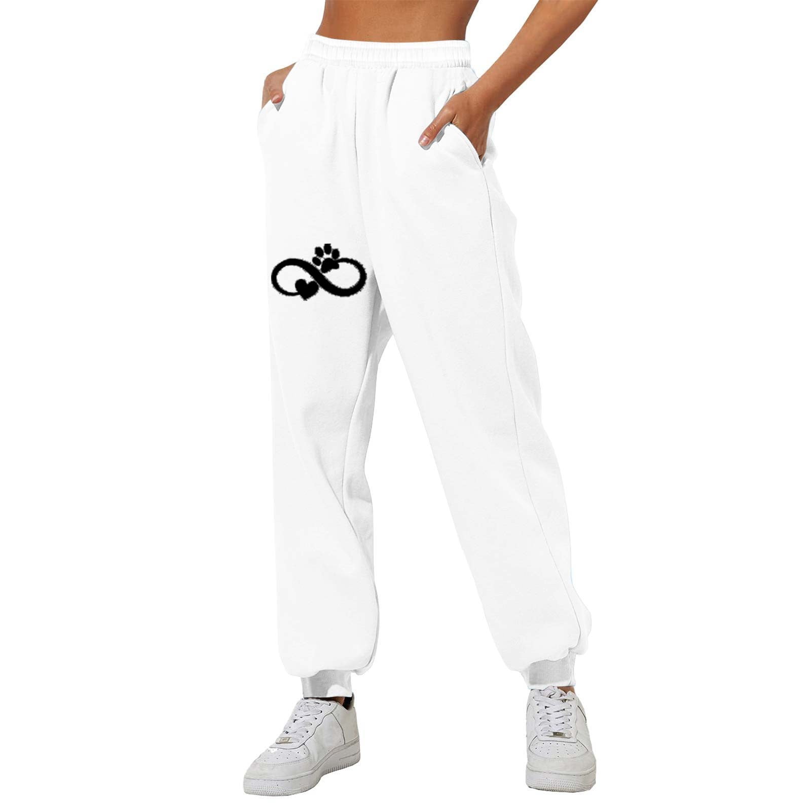 EHQJNJ Dragon Joggers Womenâ S Lined Sweatpants Wide Straight Leg Pants ...