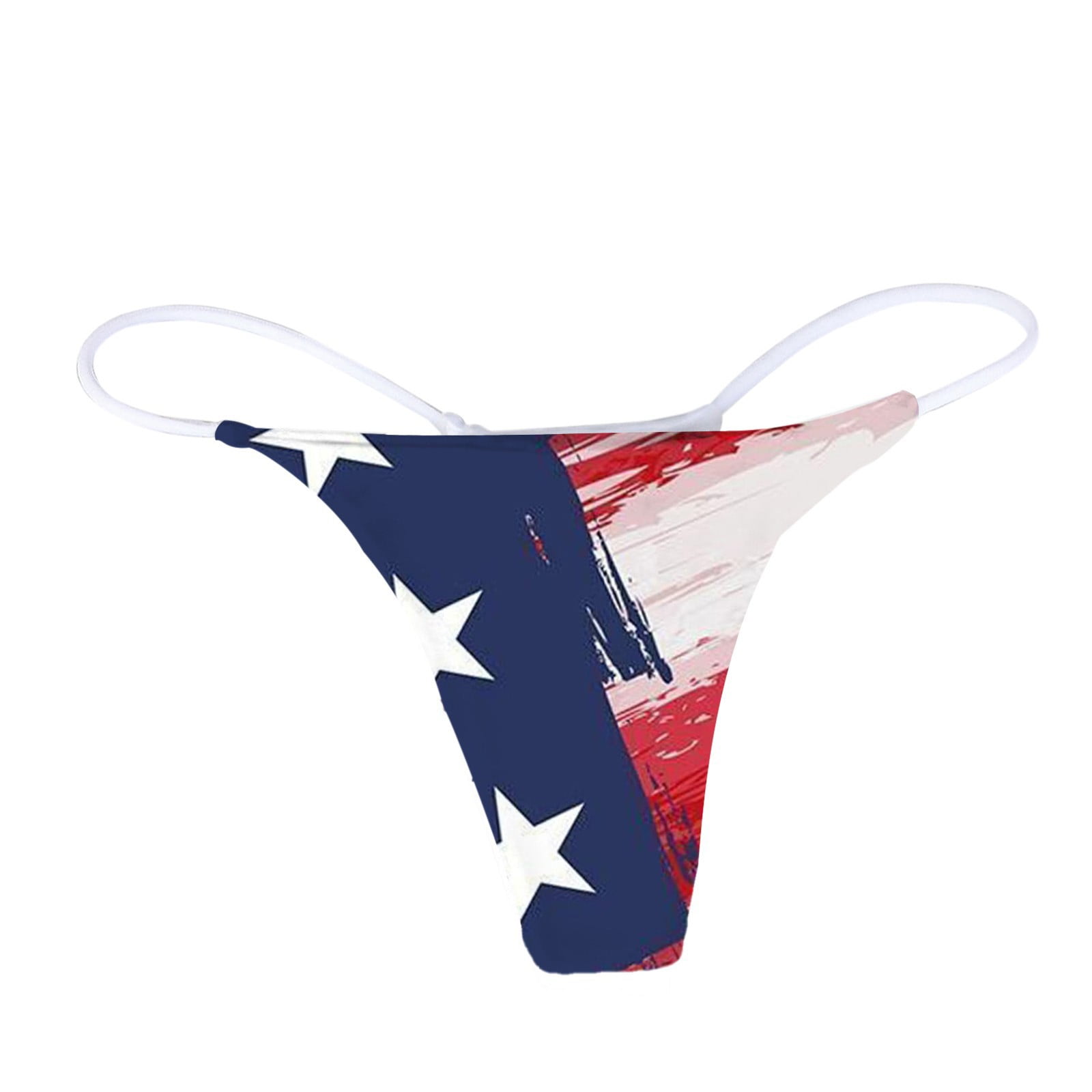 Ehqjnj Female 4 Of July Womens Everyday Sexy Printed Panties Womens Exotic Underwear Plus