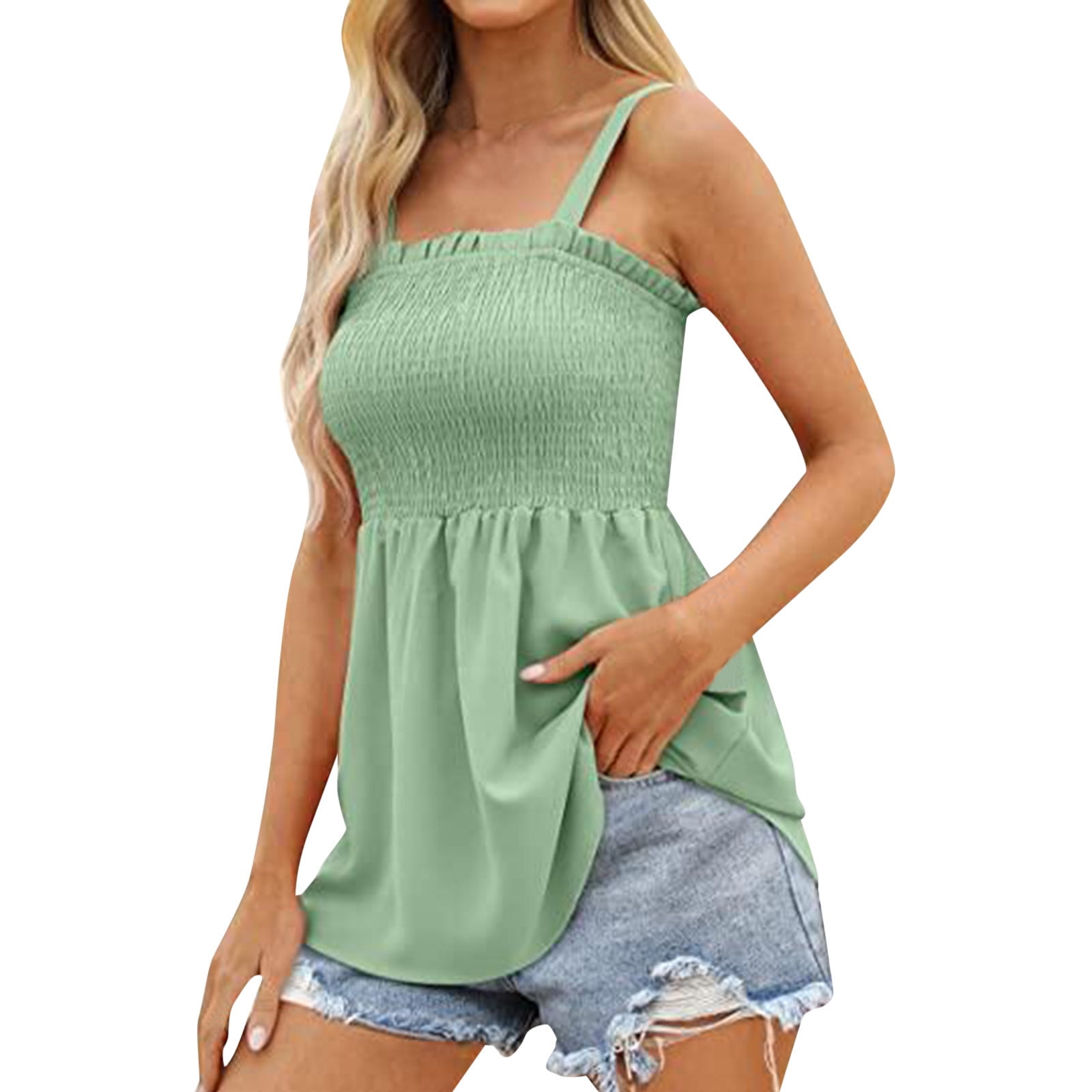 EHQJNJ Female Easter Bustier Tops for Women Large Bust Women Casual ...
