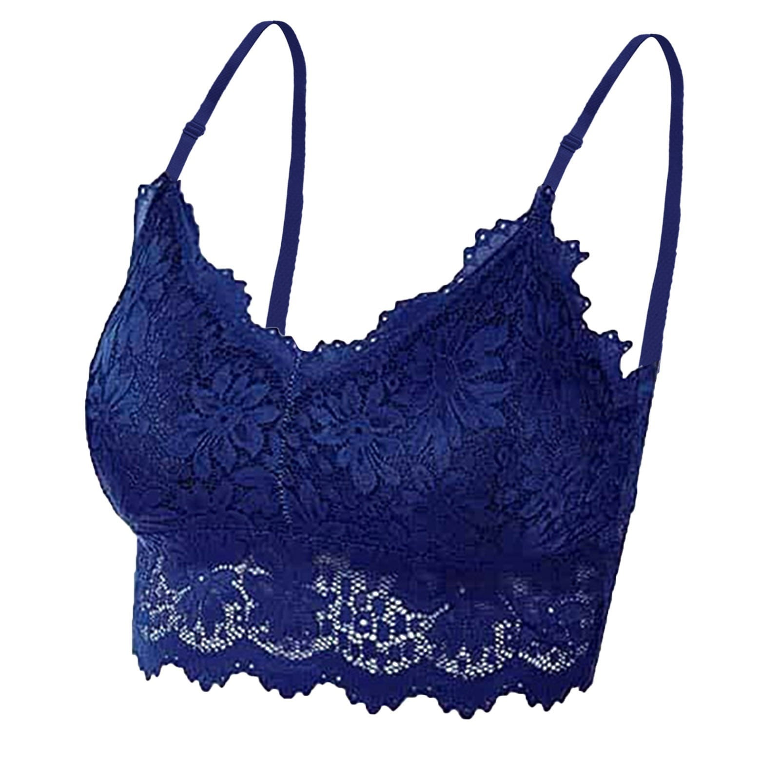 EHQJNJ Seamless Bra Women One Size Vest Crop Wireless Bra Lingerie V ...
