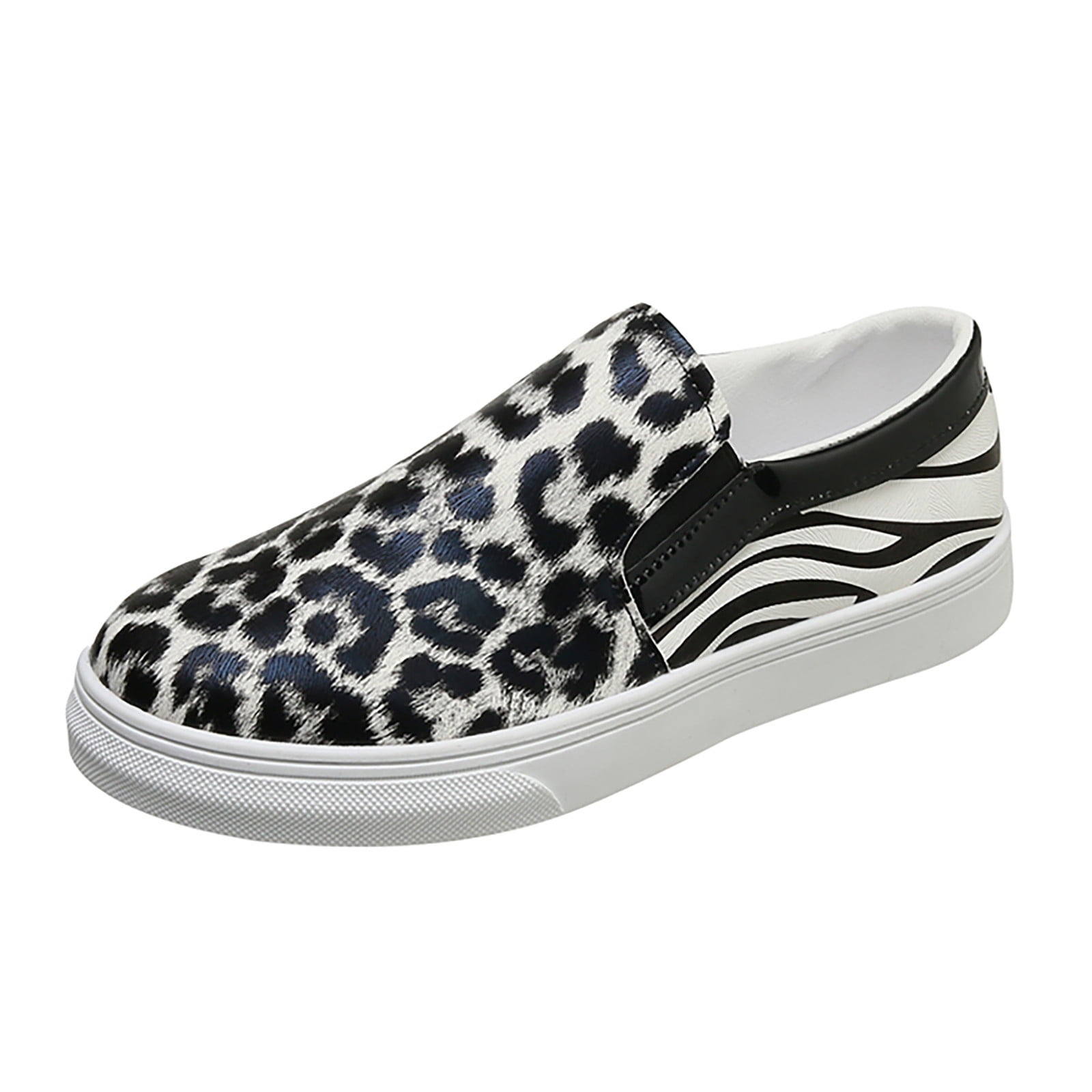EHQJNJ Walking Shoes for Women Overpronation Ladies Fashion Leopard ...
