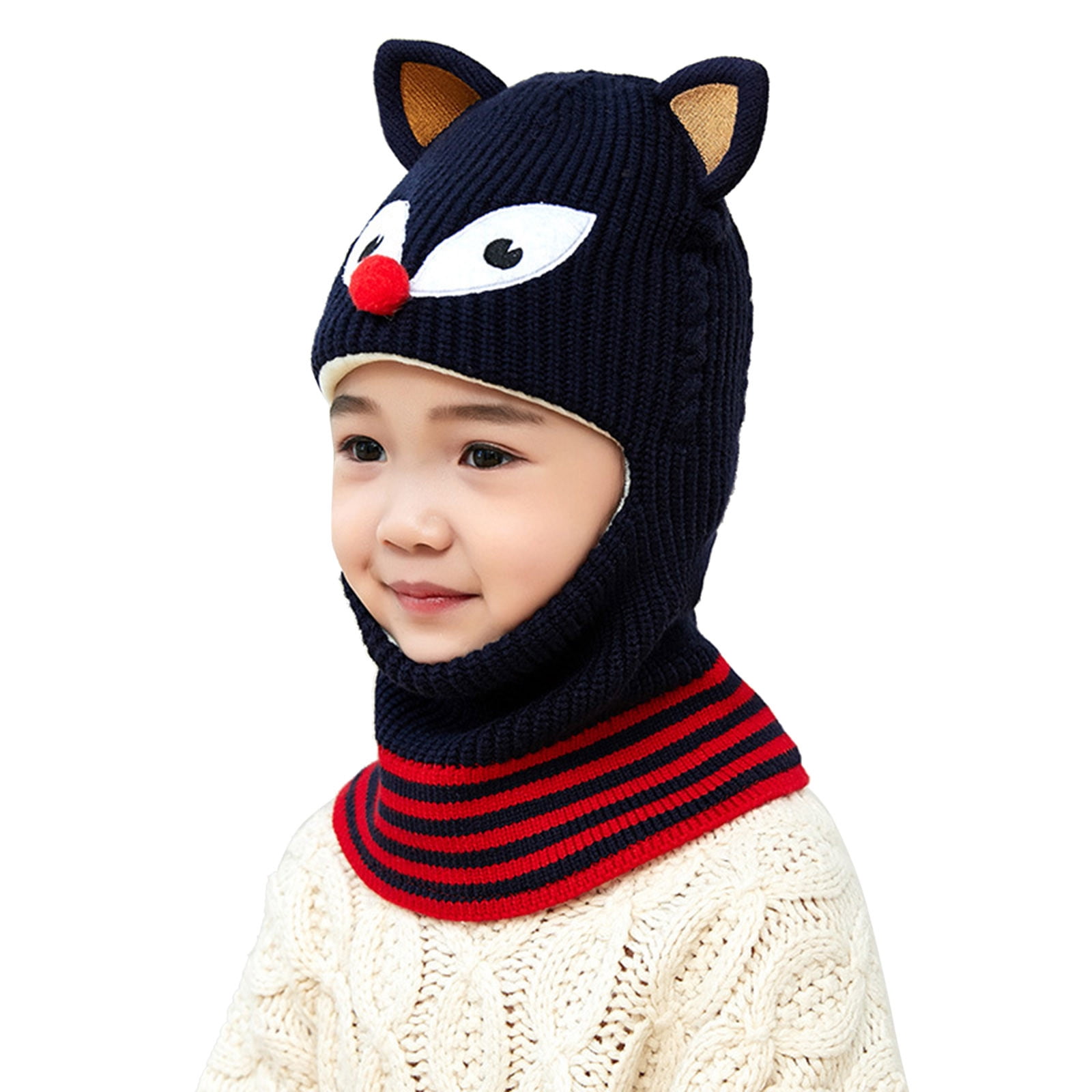 EHQJNJ Winter Hats for Girls Toddler Winter Hat Baby Warm Hat Lined ...