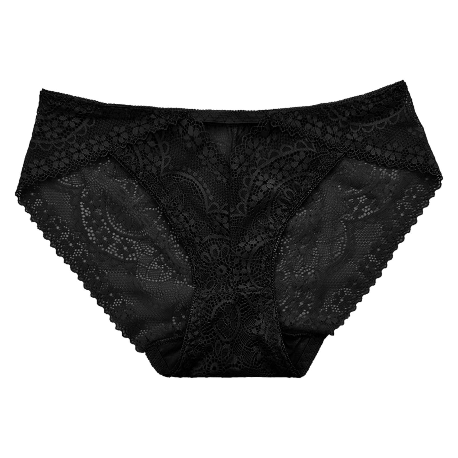 Ehqjnj Womens Cotton Underwear Thong Panties Womens Low Waist Mesh