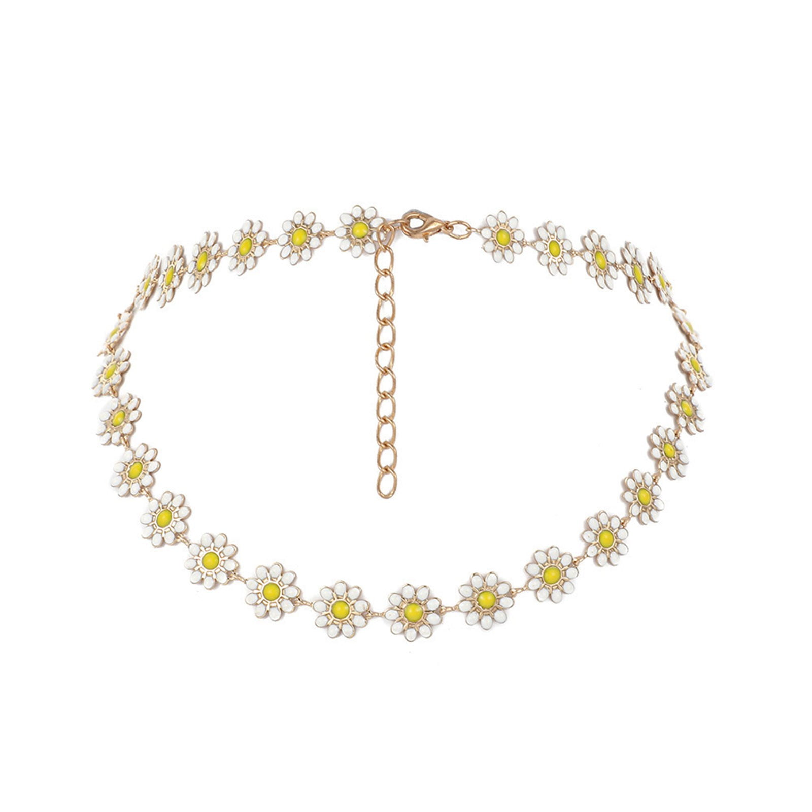 EHQJNJ Womens Necklaces Layered Dressy Creative Little Daisy Clavicle ...