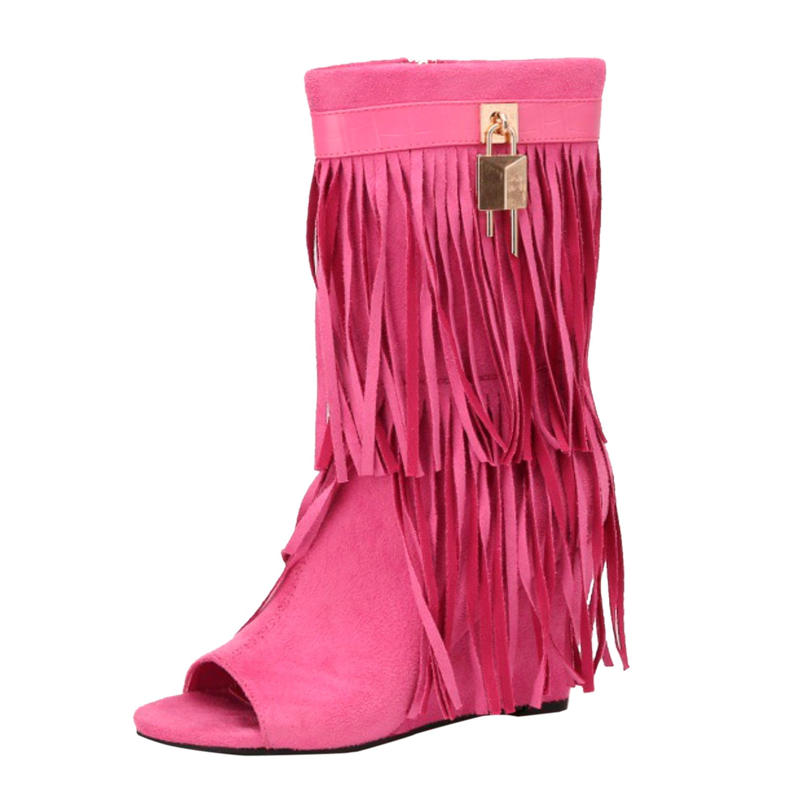 EHQJNJ Womens Wedge Sandals Dressy Silver Summer Stylish Open Toe ...