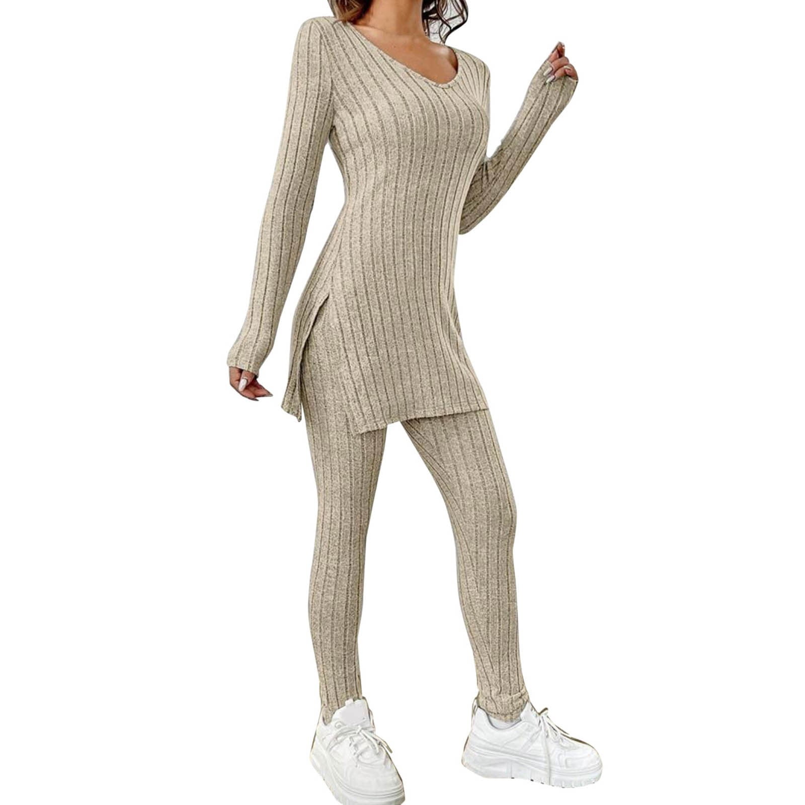 EHQJNJ Workout Outfit Sets for Women 2024 Women Two Piece Outfits Set ...