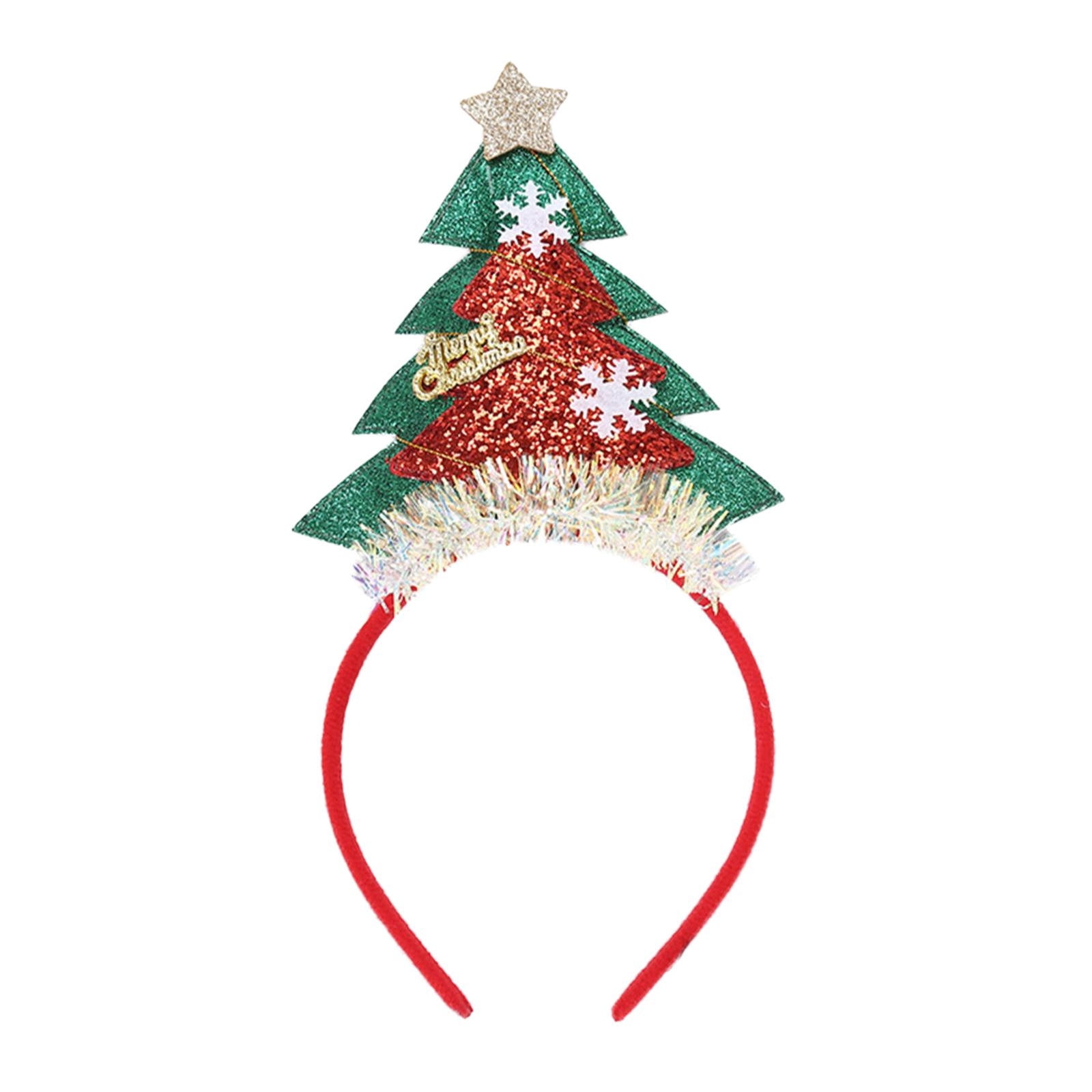 EHRWE Creative Christmas Tree Headbands For Christmas Decorations ...
