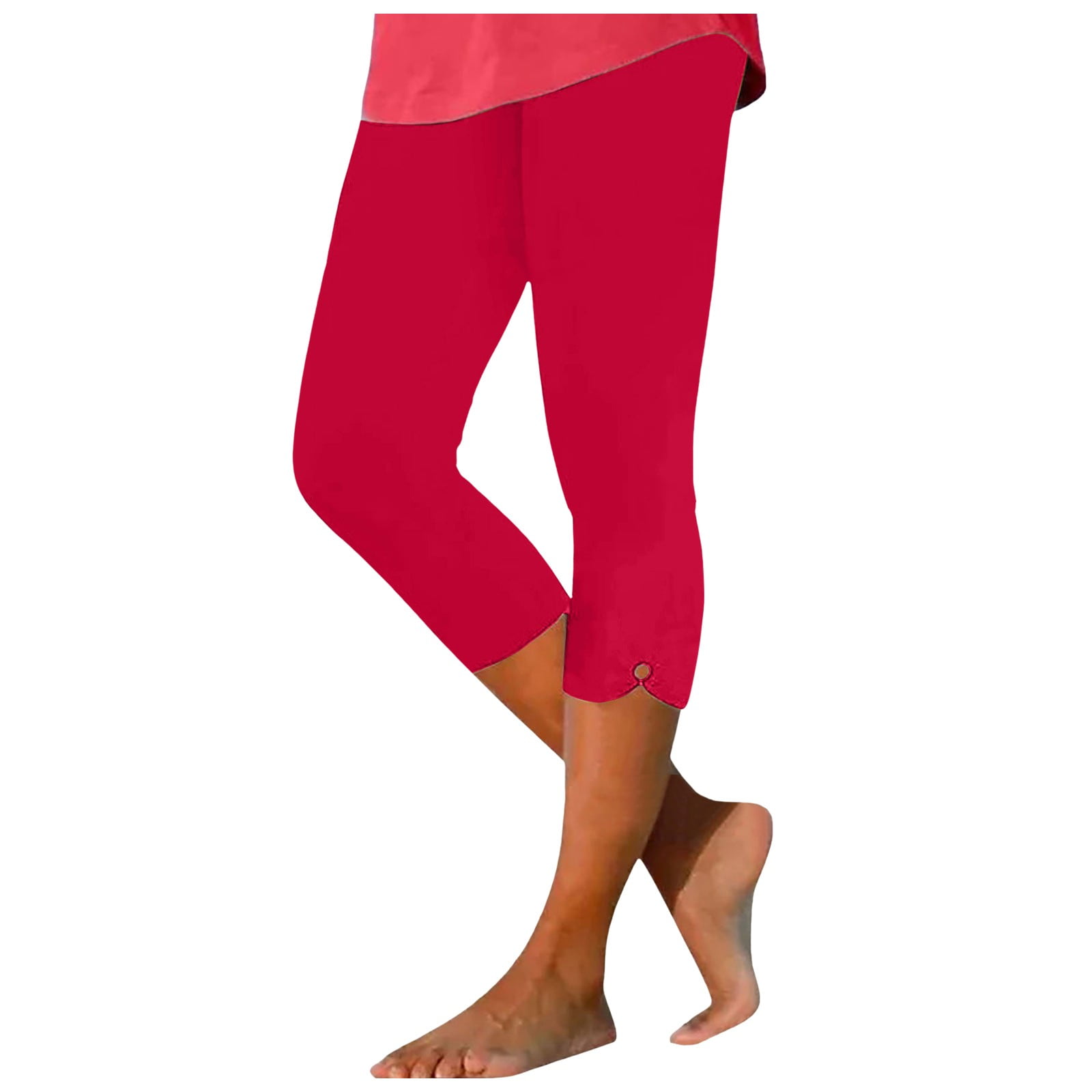 EHRWE Leggings For Women 2025 Women's Casual Comfort Solid Color ...