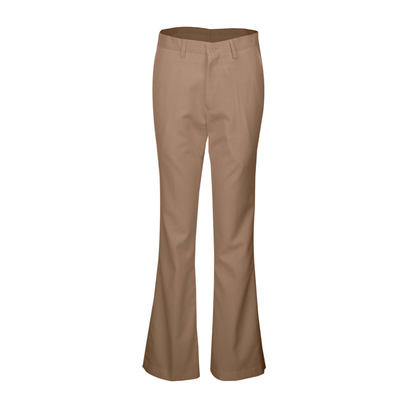 EHRWE Men's Casual Pants Micro Flared Pants For Men Business Gray Loose ...