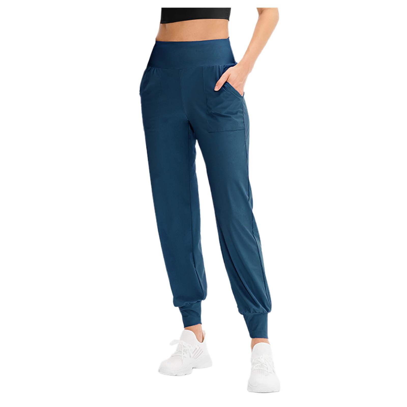 EHRWE Yoga Pants For Women Fall Loose Fit Yoga Pants With Pockets ...