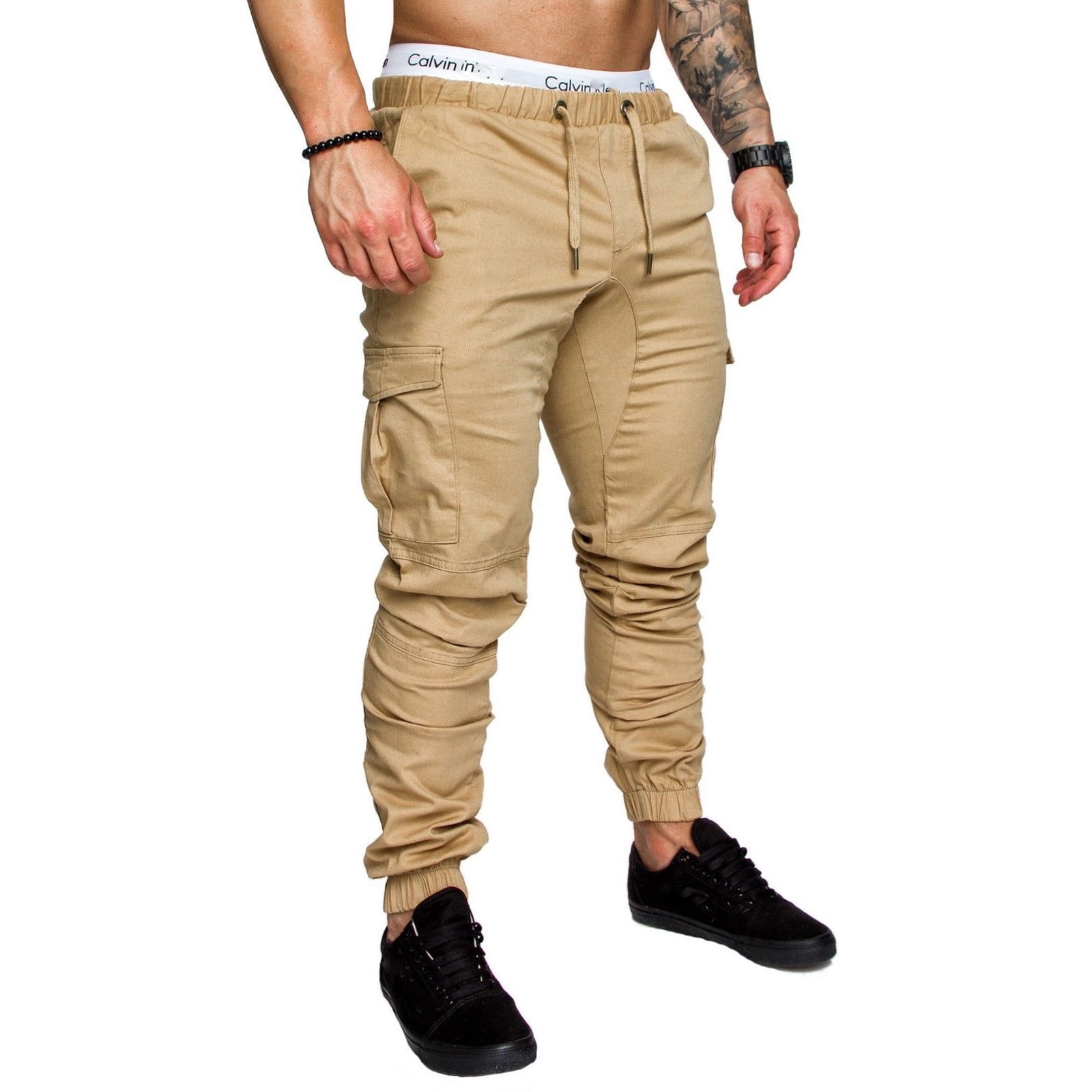 EHTMSAK Mens Cargo Sweatpants Size Small Stretch Golf Jogger Sweatpant ...