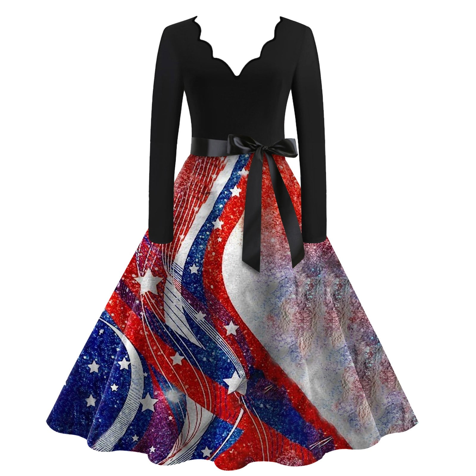 EHTMSAK Independence Day Casual Summer Dresses for Women 4th Of July ...