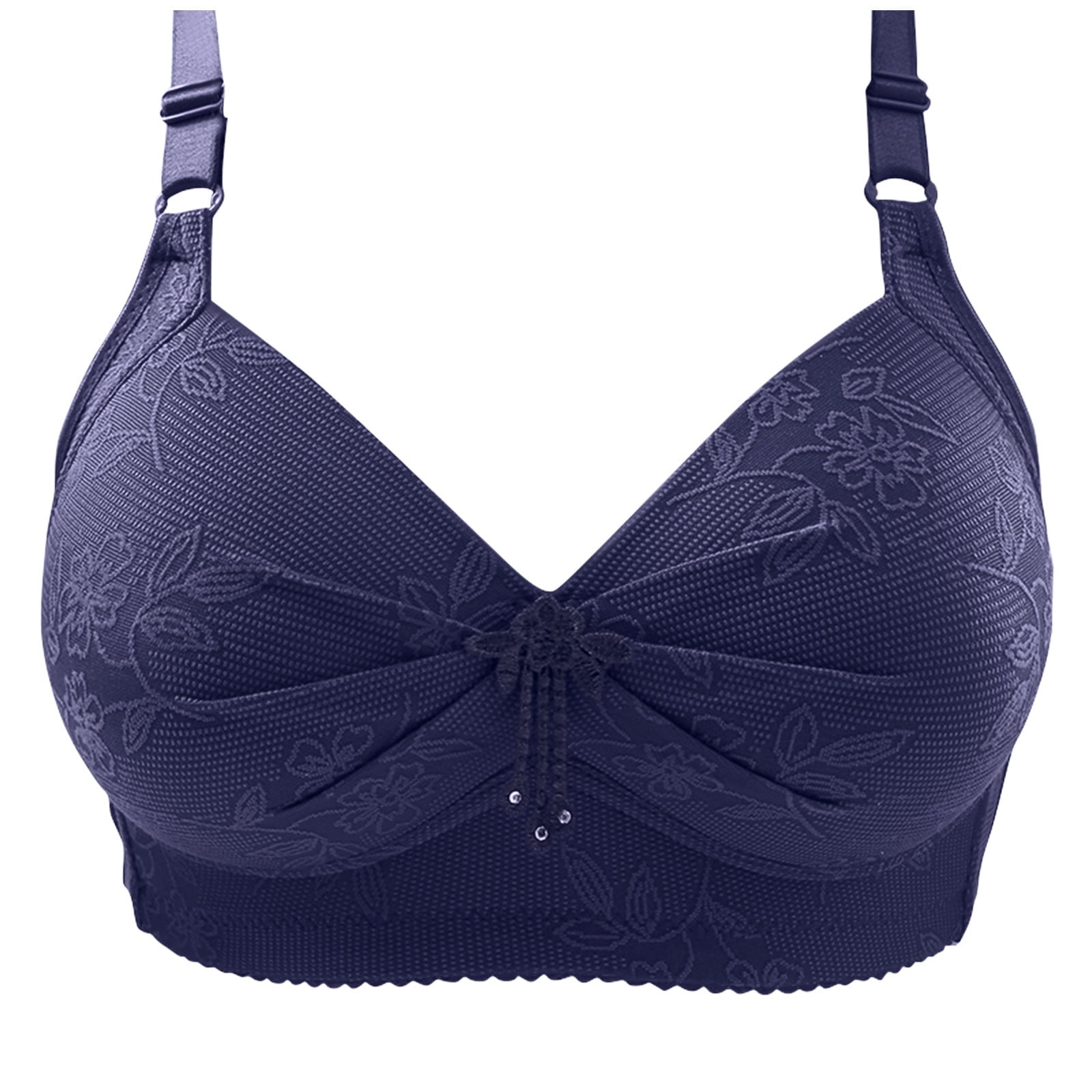 Ehtmsak Lightly Latex Lined Cup Wirefree Unpadded Full Coverage Plus
