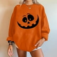 Ehtmsak Long Sleeve Sweatshirts Halloween For Women Plus Size Long