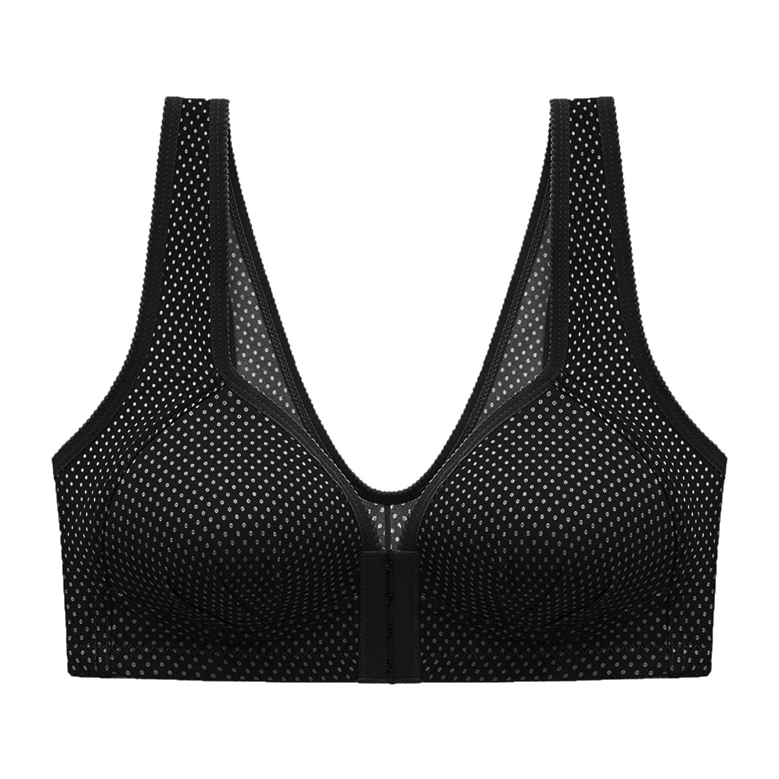 Ehtmsak Womens Plus Size Full Coverage Front Closure Posture Back